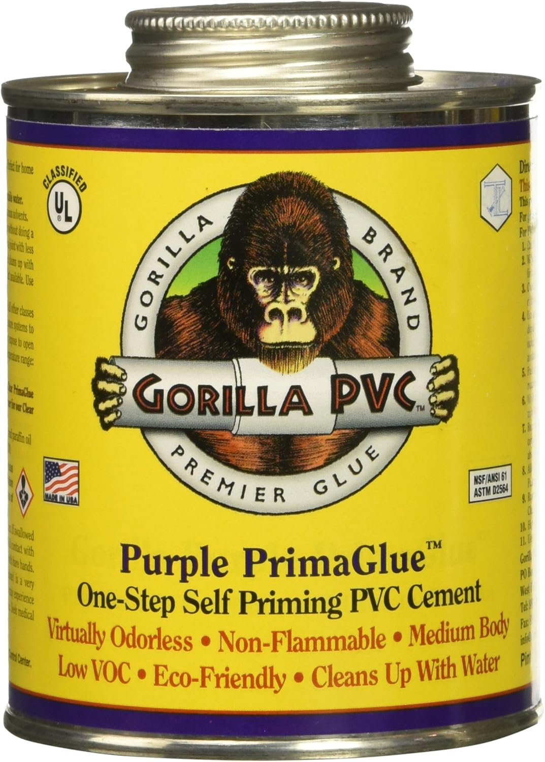 Amazon.com: TRUE VALUE PP16204 16 OZ, Purple, PVC Glue : Industrial ...