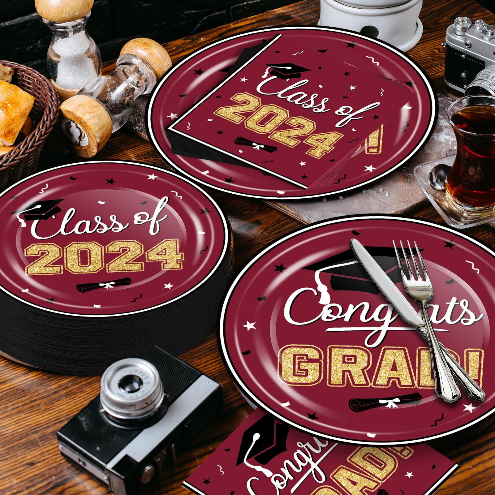 Snapklik.com : OuMuaMua Class Of 2024 Graduation Party Decorations ...
