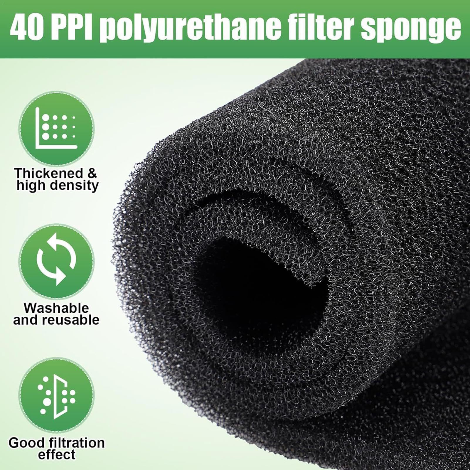 Air Conditioner Filter Polyurethane Foam Rittal 3286300 Black