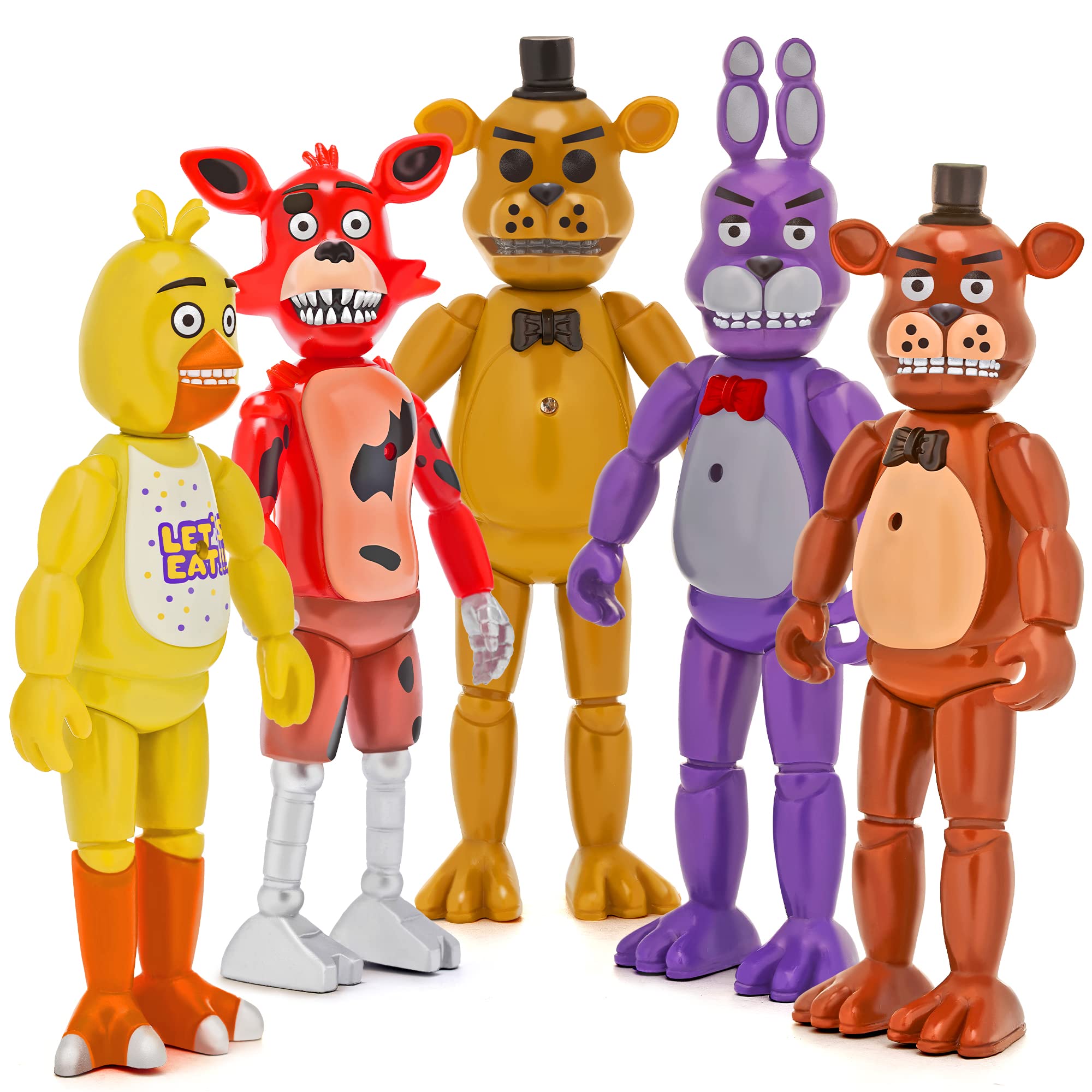 Buy FNAF Action Figures Set of 5 PCS – Inspired by Five Nights at ...