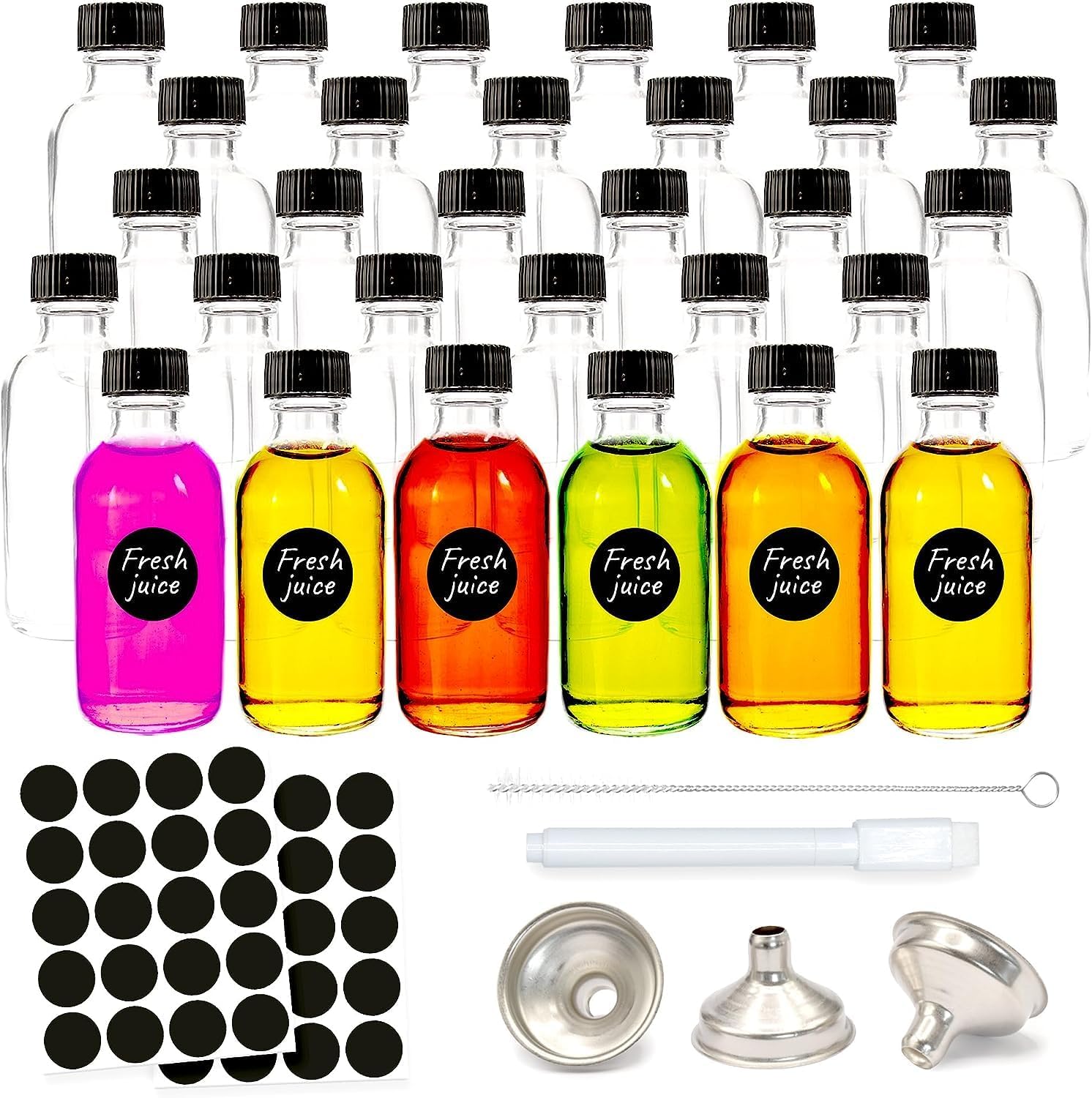 Amazon.com: volila Ginger Shots Bottles 2oz - 24 Pack Wellness Shot ...