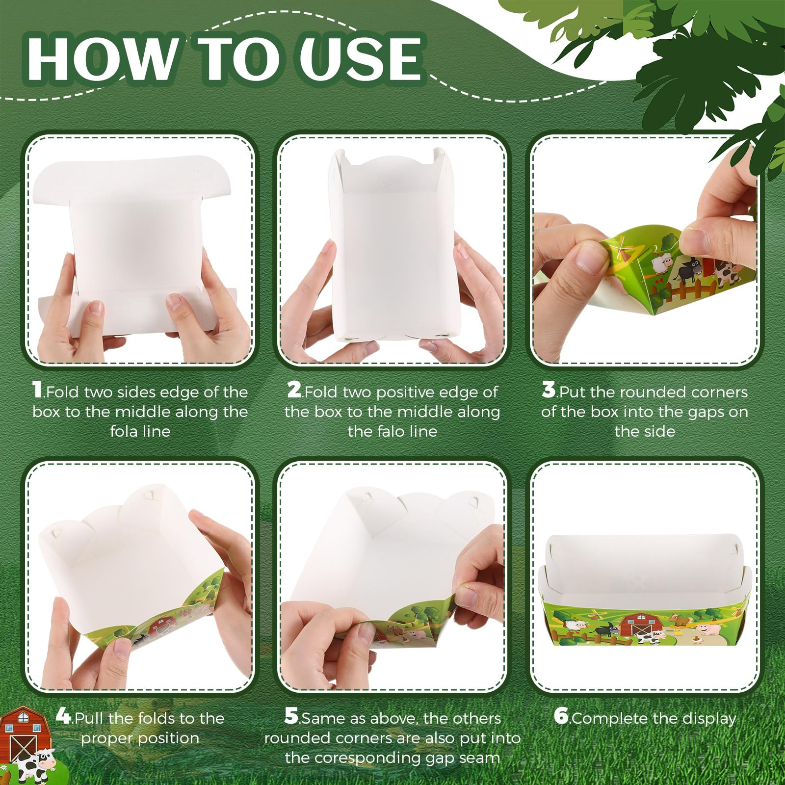 Snapklik.com : 48 Packs Farm Animal Party Favors Set Farmhouse Animal ...