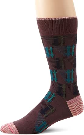 Amazon.com: Robert Graham Men's Bima Socks, eggplant, Sock Size:10-13 ...