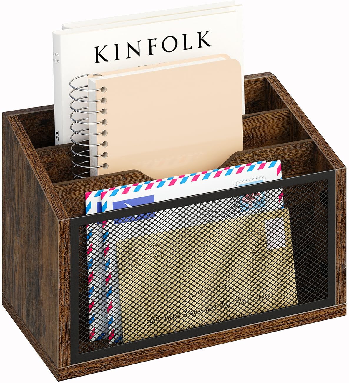 Amazon.com : GTCJION Mail Organizer, Wall Mounted with 3 Slots ...