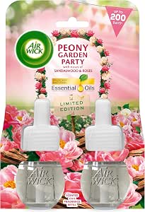 Air Wick Plug in Diffuser Twin Refill, Peony Garden Party, Pack 2 x ...