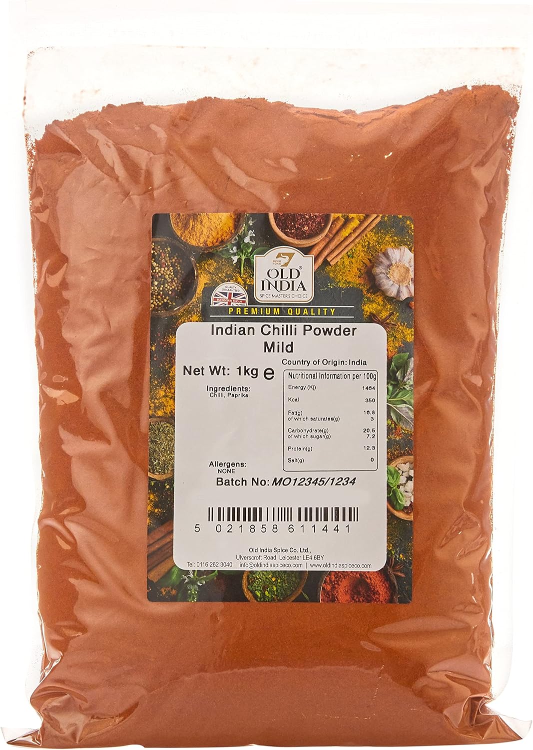 Old India Indian Chilli Powder Mild 1kg : Amazon.co.uk: Grocery
