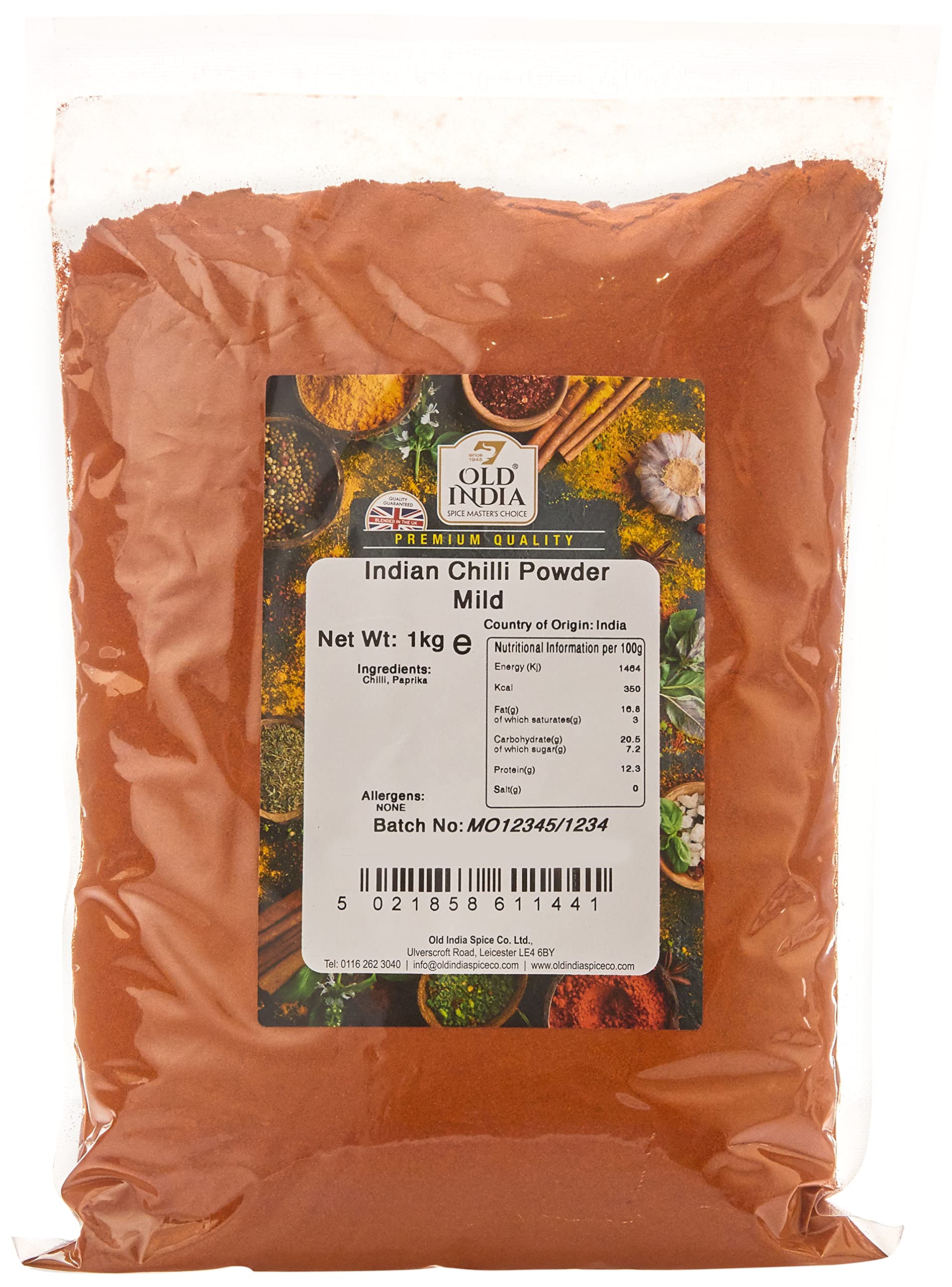 Old India Indian Chilli Powder Mild 1kg : Amazon.co.uk: Grocery