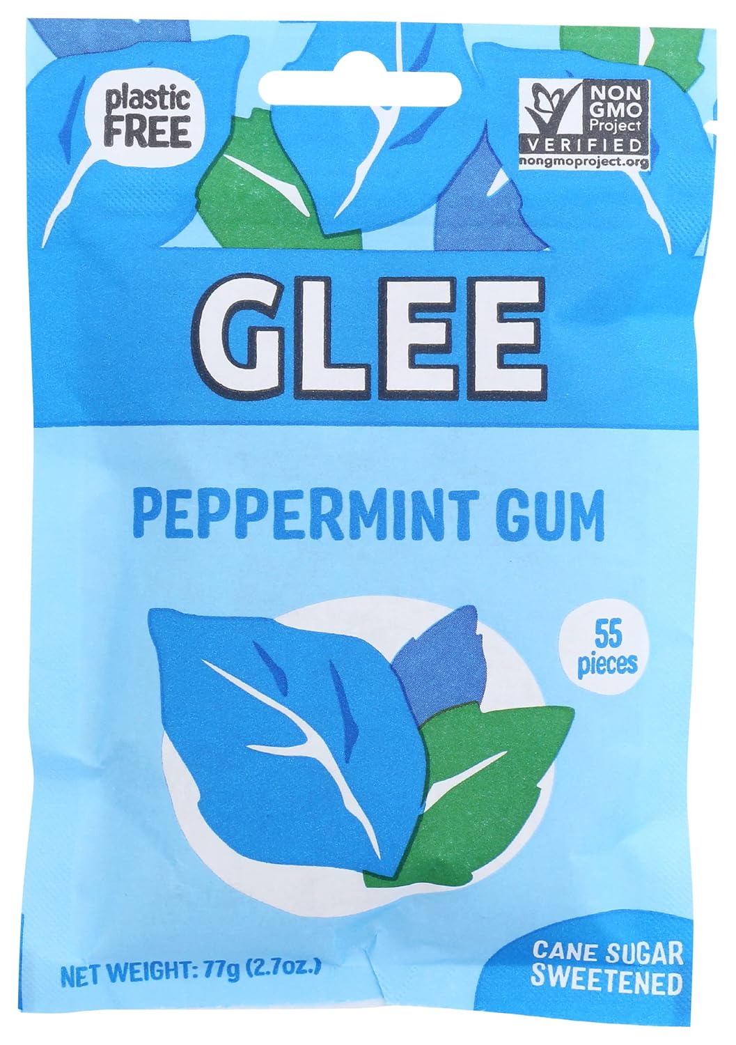 Amazon.com : Glee Gum Peppermint Flavor, Sugar Free, All Natural, Non ...