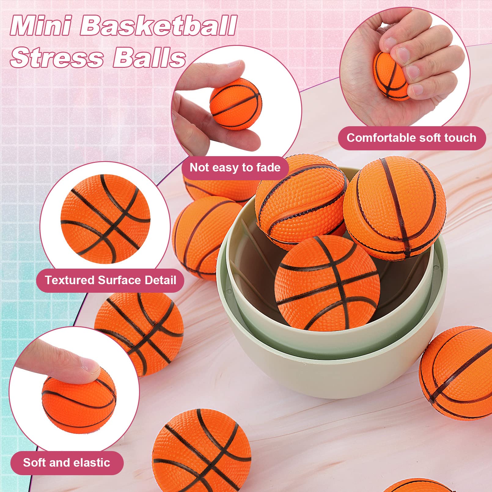 Poof Slinky 875 Poof 4 Inch Pro Mini Foam Basketball