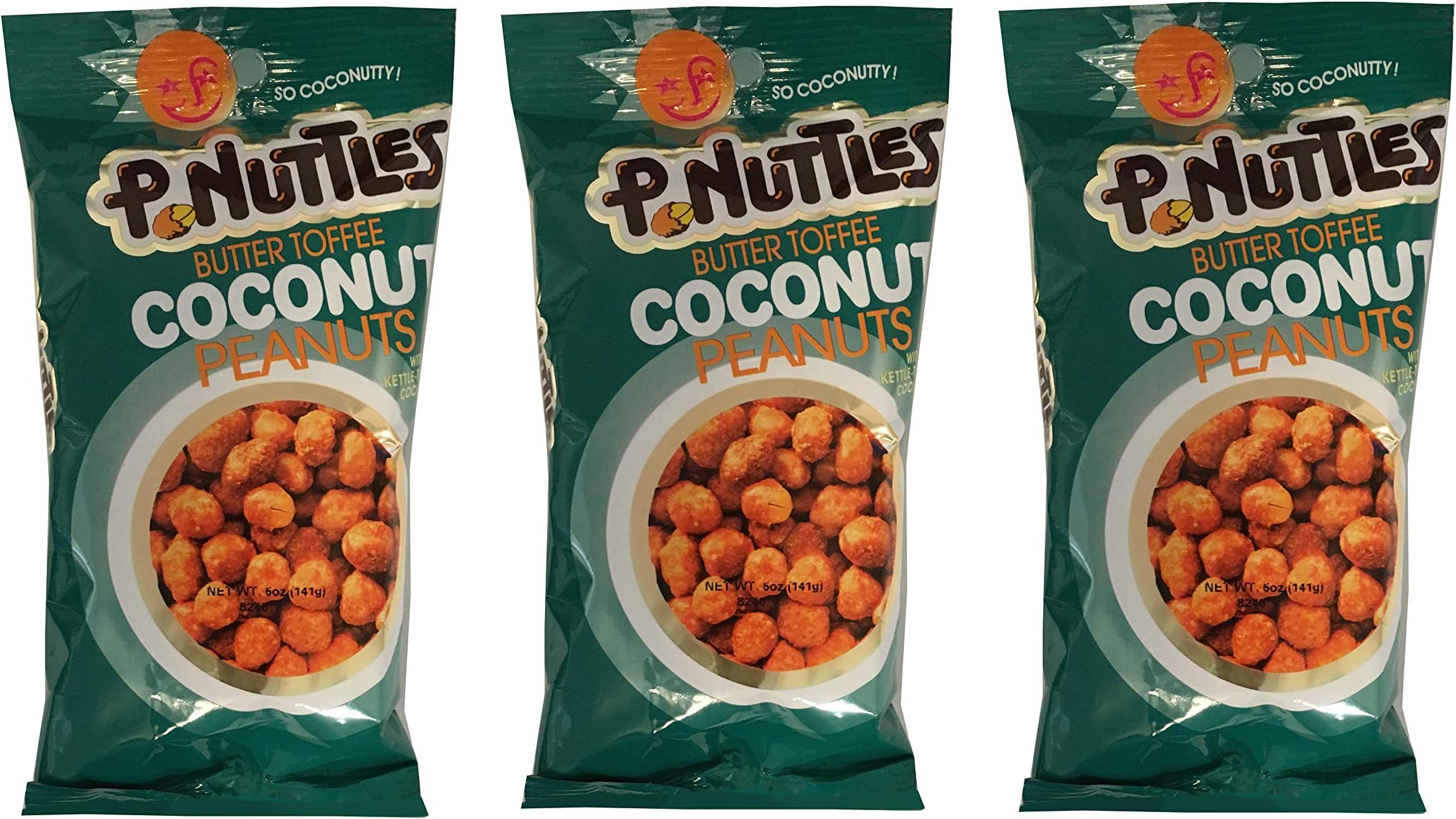 Amazon.com : Adams & Brooks P-Nuttles Butter Toffee Peanuts Variety ...