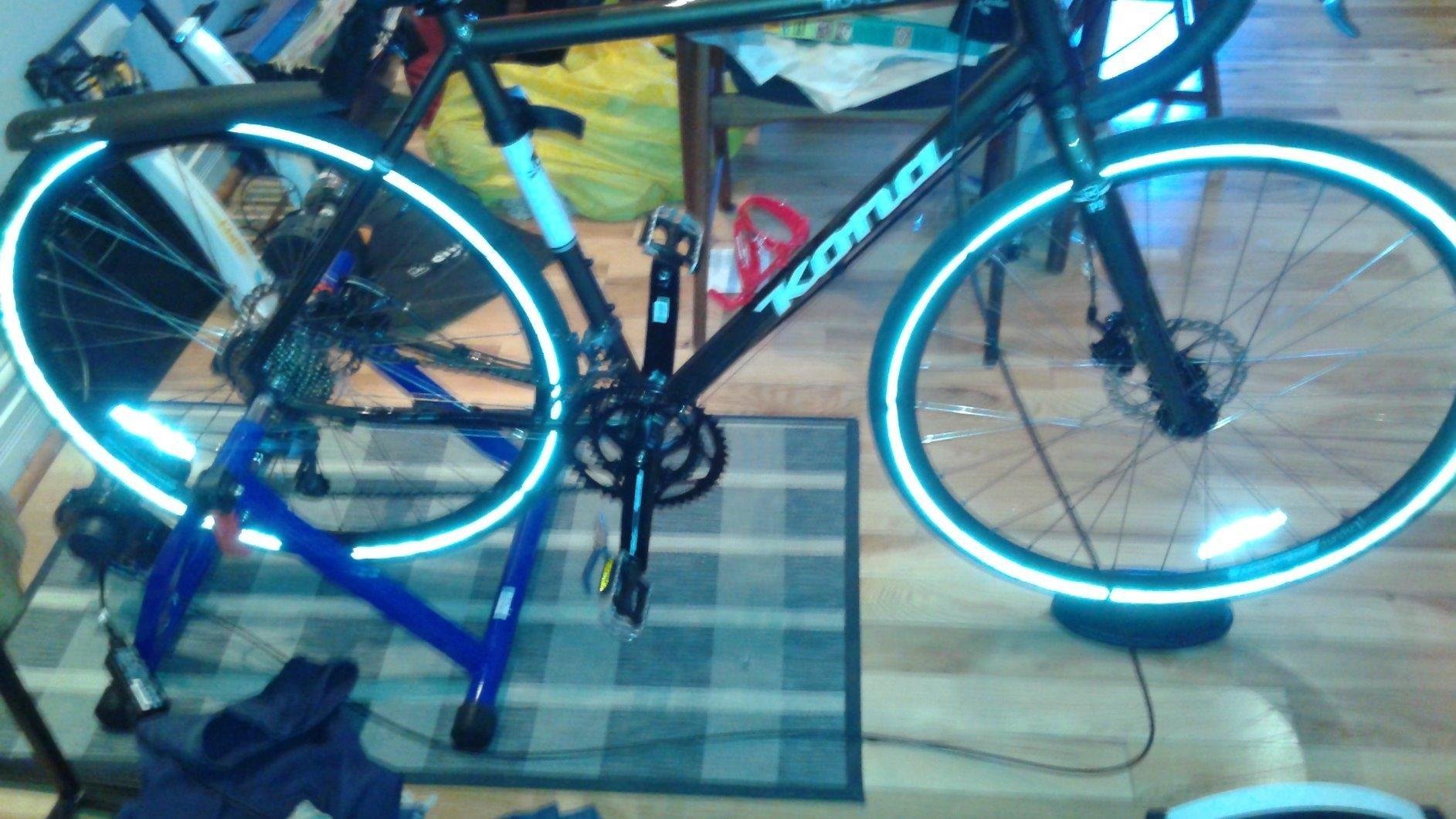 RAD Cycle Products MAX Racer Pro Bicycle Trainer Work Out with 7 Levels ...