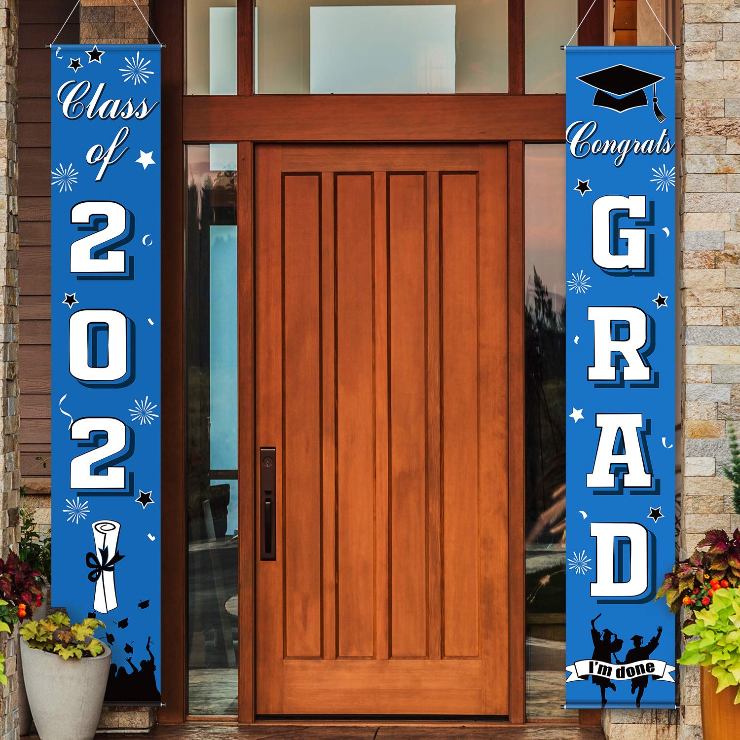 Graduation Porch Sign Class Of 2020 Party Supplies Pin By Martha Leon