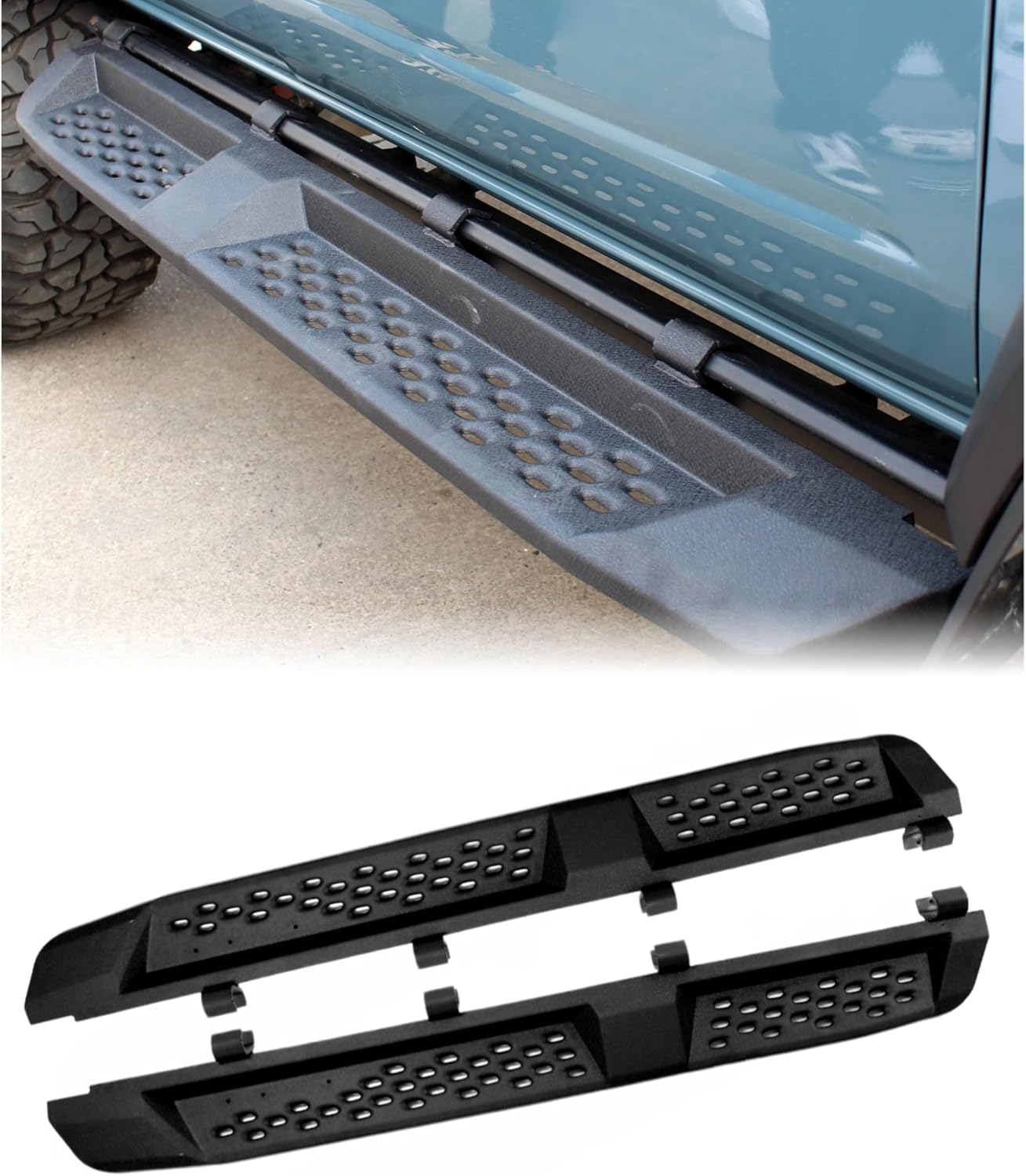 Amazon.com: Turmaul Raptor Style Running Boards for 2021-2025 Bronco 4 ...