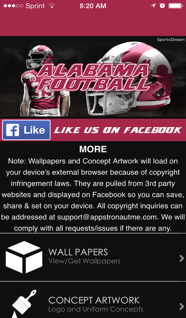 Alabama Football STREAM - App on Amazon Appstore