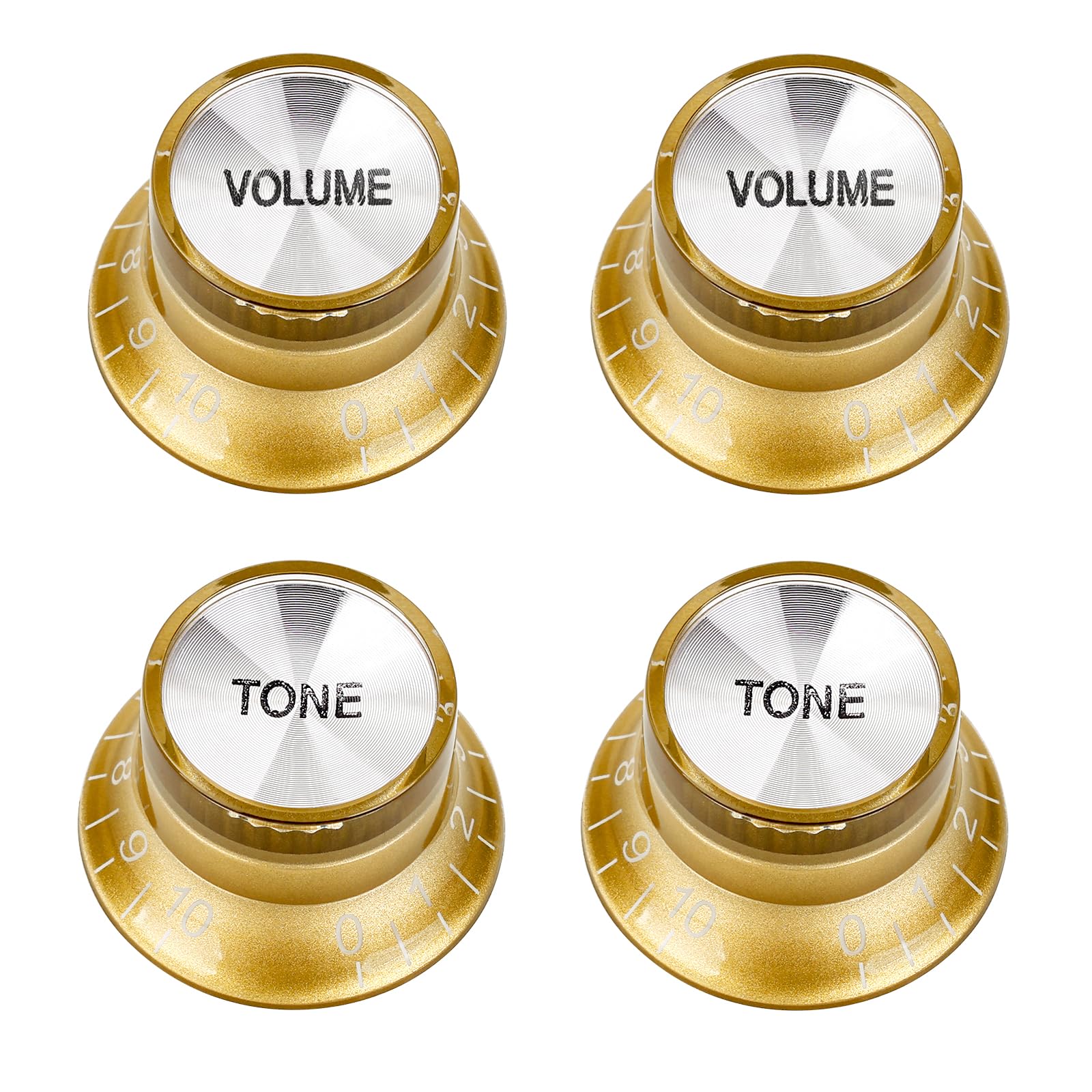 Amazon.com: Banworks '60s Guitar Control Knobs 18-Spline Metric Knobs ...
