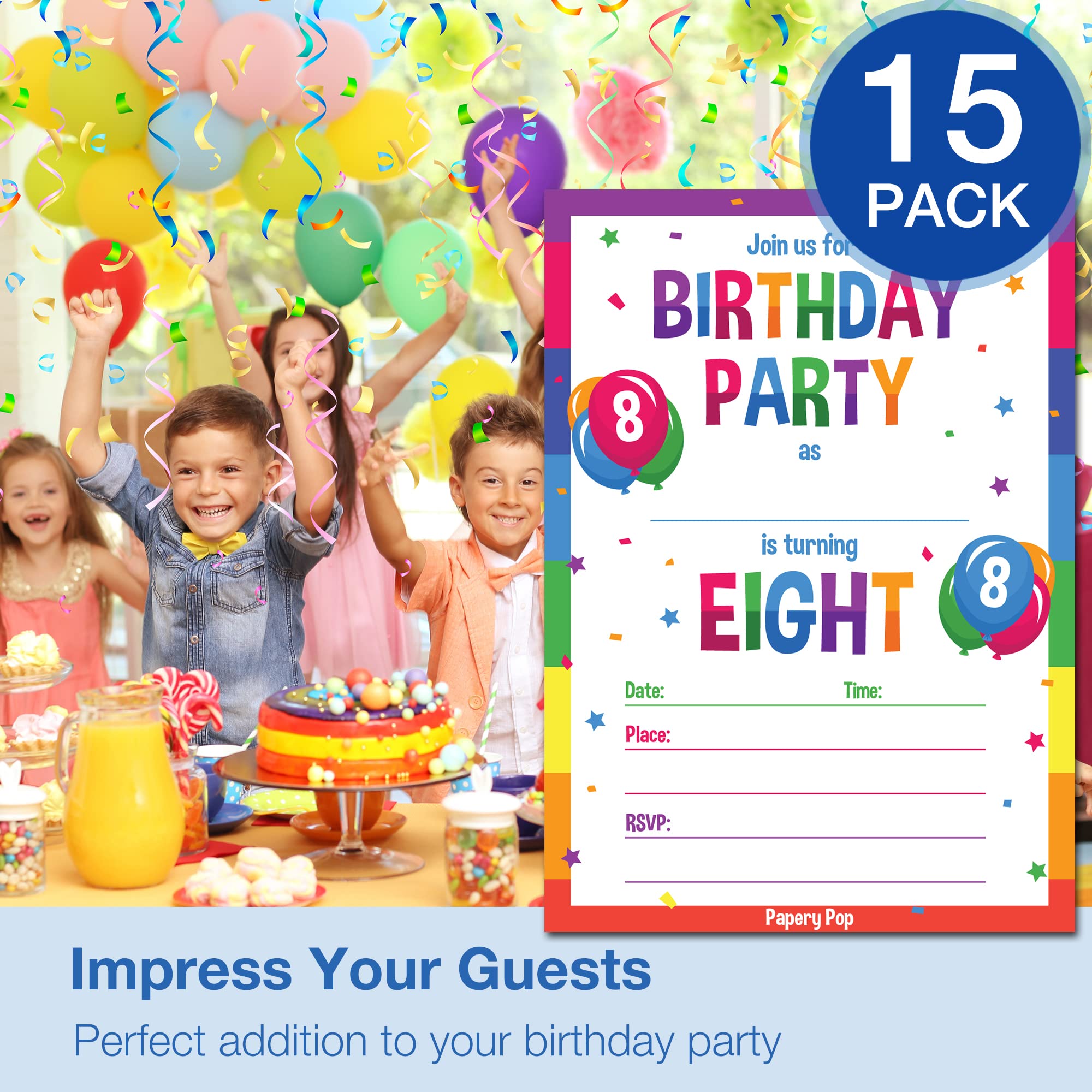 Eight Year Old Birthday Invitations For Boys