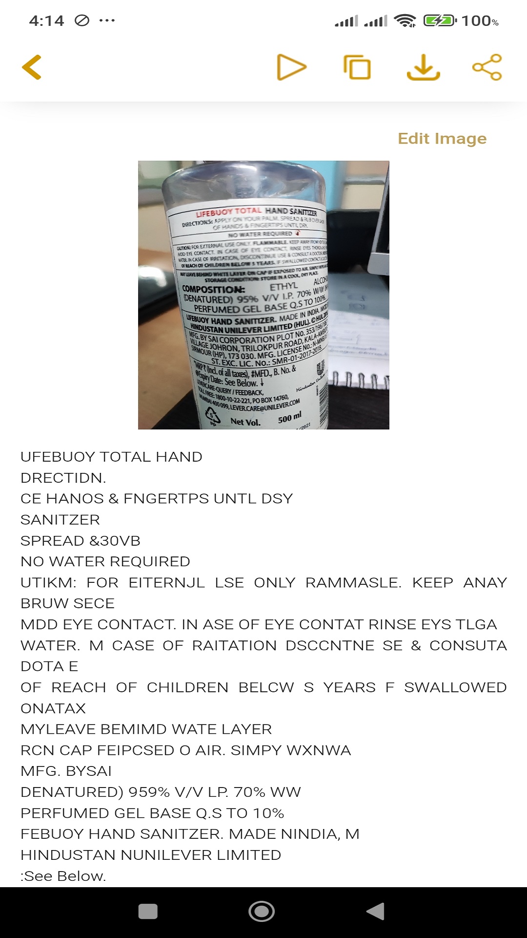 Image to text - OCR scanner - App on Amazon Appstore