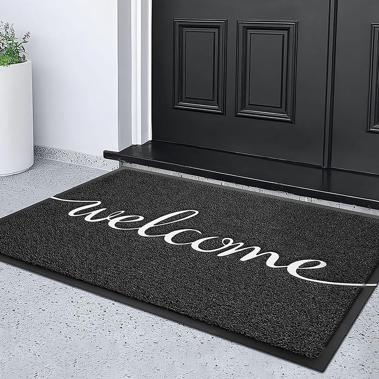 Amazon.com: KILOCOCO Welcome Mat, Door Mat Outdoor Doormat Non-Slip ...