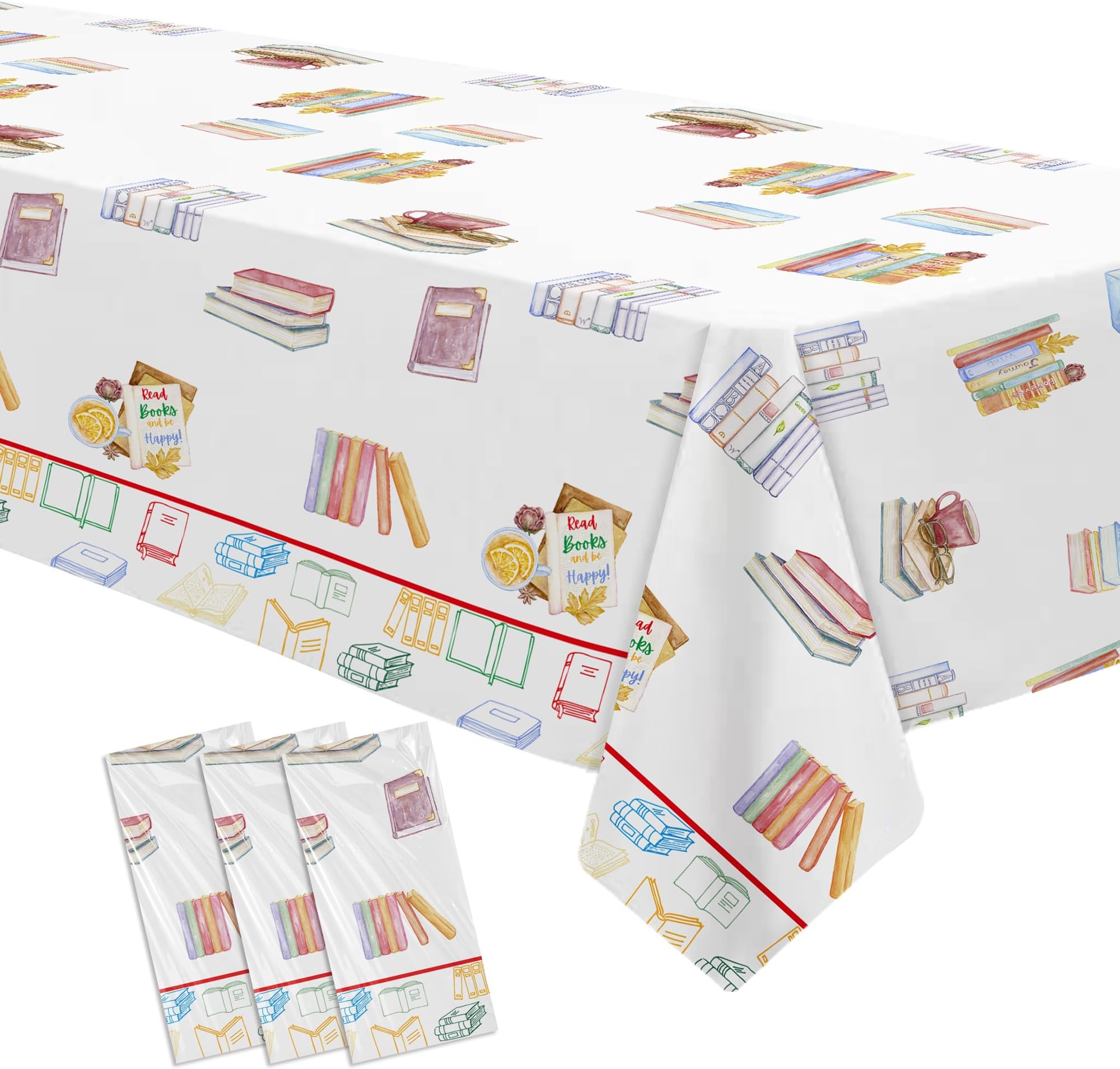 Amazon.com: BOGAZNET Pack of 4 Party Tablecloth Cartoon 70x42 Inch ...