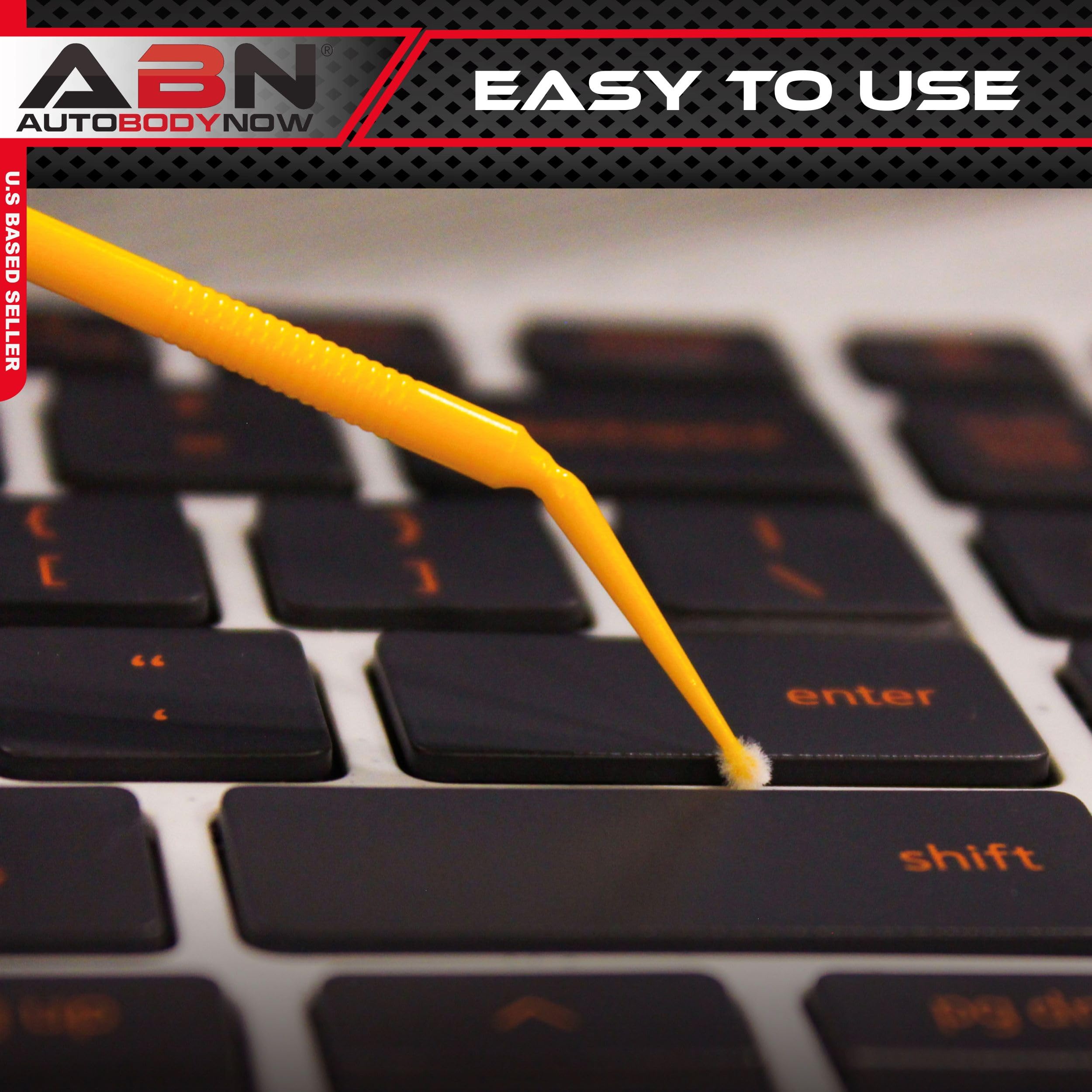 Snapklik.com : ABN Fine-Point Disposable Brush Applicator 100 Pack For ...