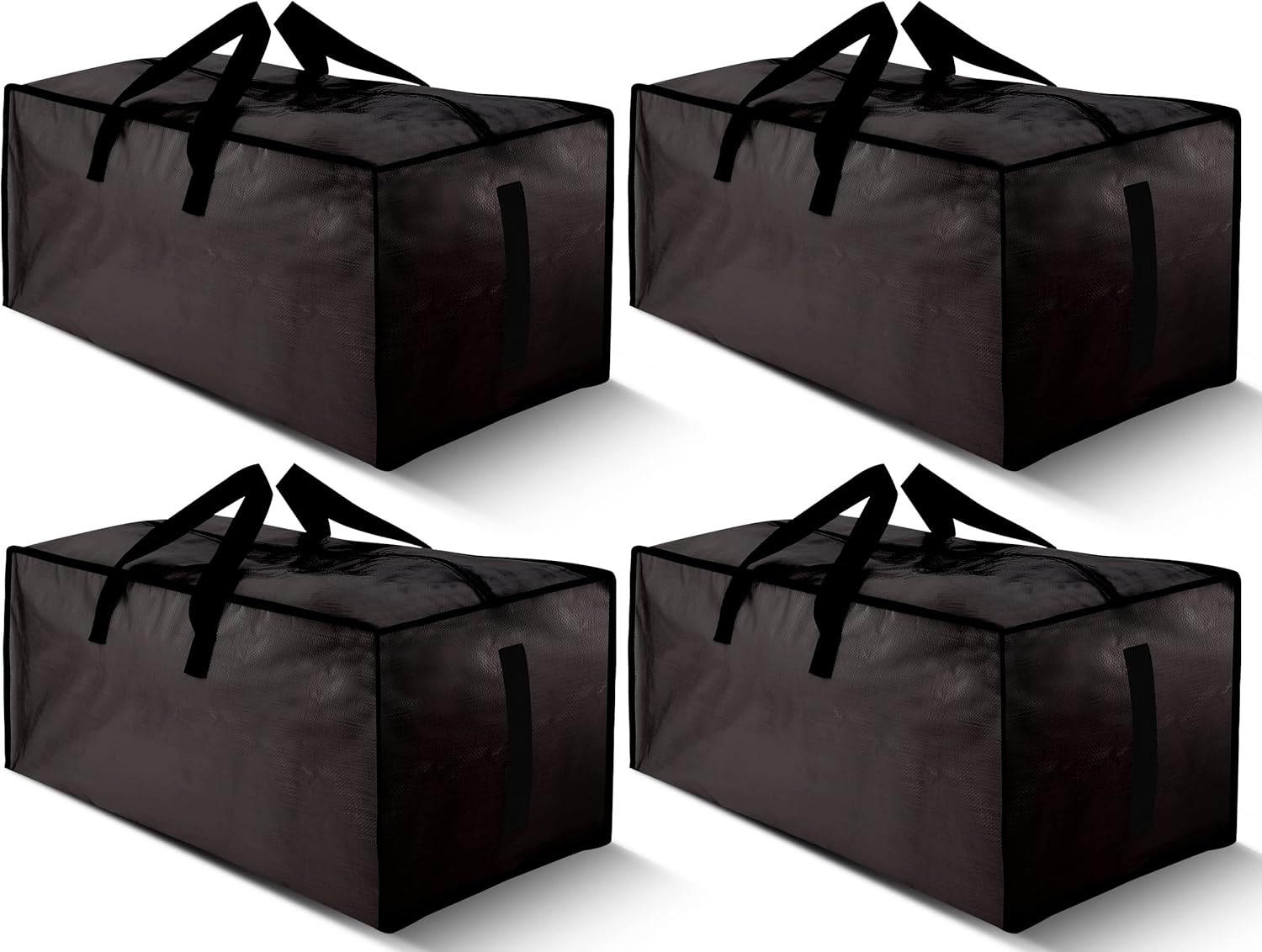 Amazon.com: HOMESURE 4 Pack Large Strong Moving Bags with Zippers ...