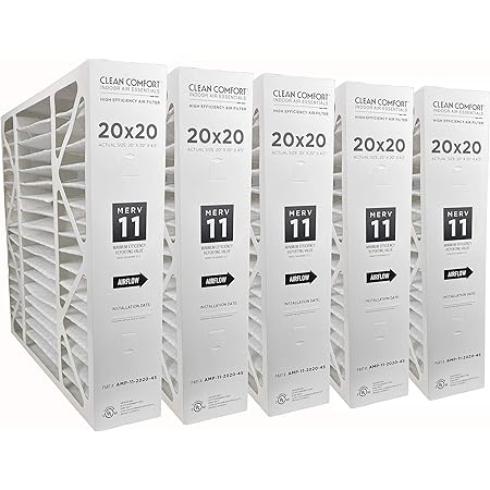 Amazon.com: Clean Comfort AMP-11-1625-45 (5-Pack) - 16" x 25" x 4.5 ...