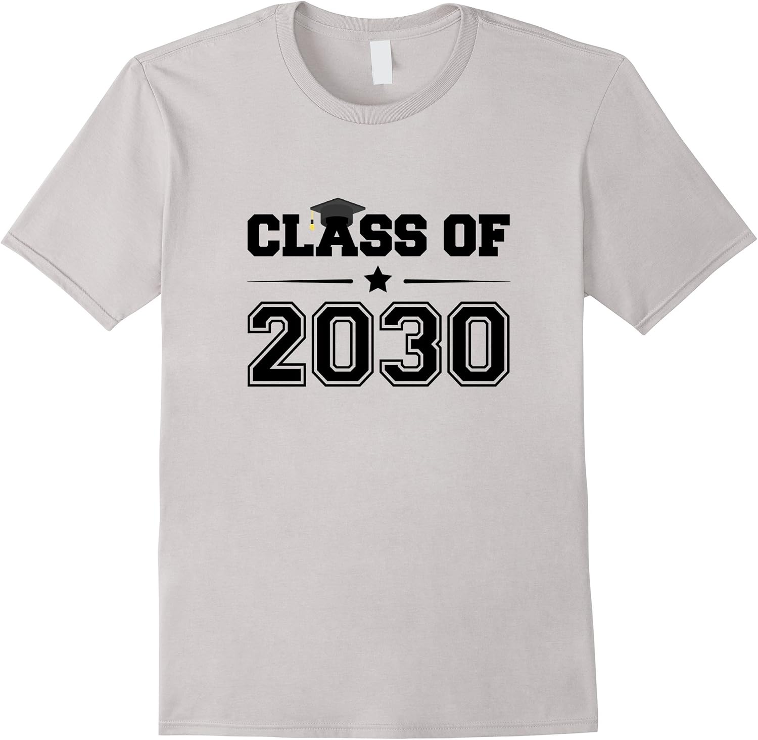 Amazon.com: Class of 2030 Graduation T-shirt. Handprints on the back ...