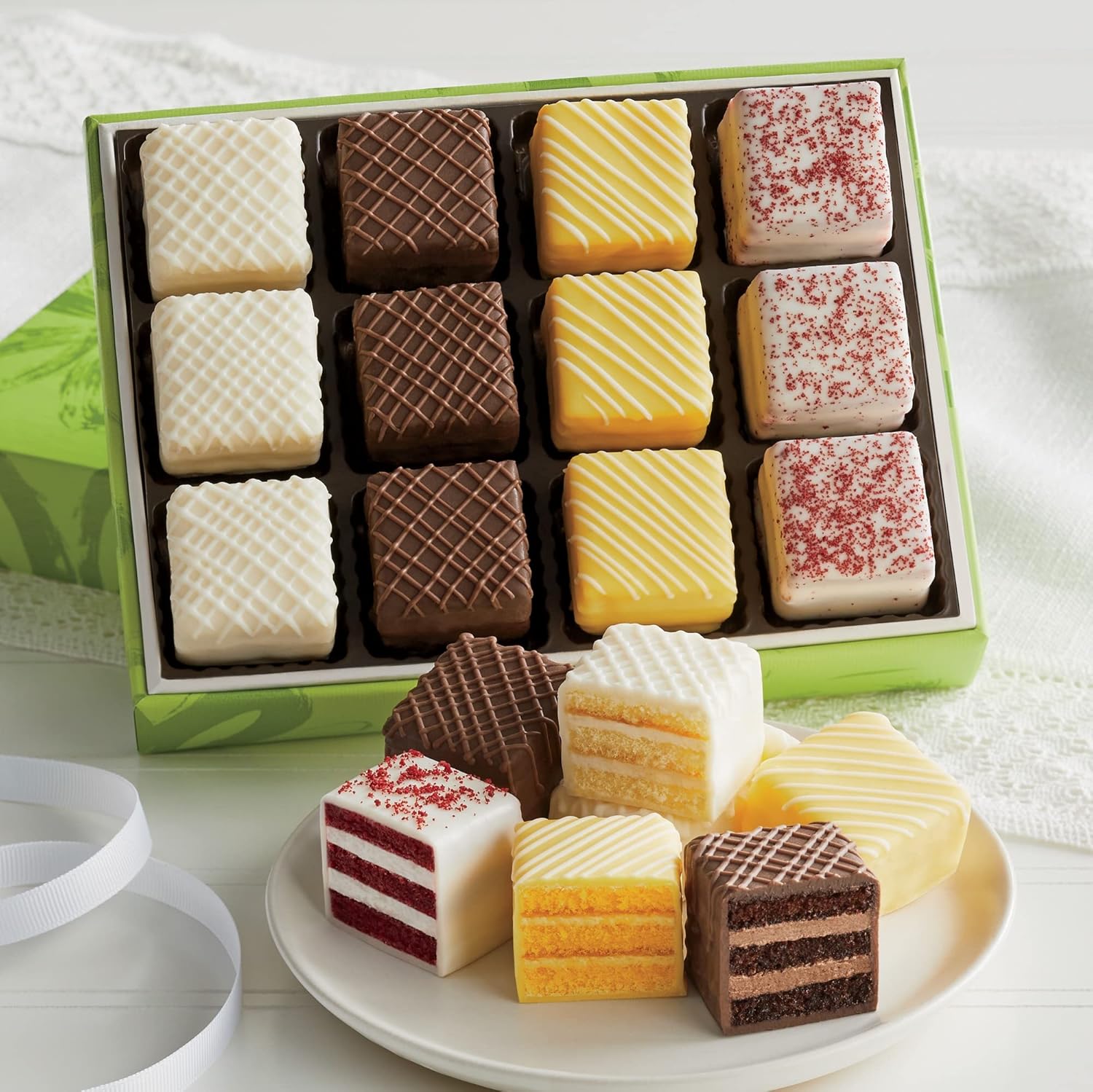 Amazon.com: 12-Piece Celebration Cake Sampler from The Swiss Colony ...