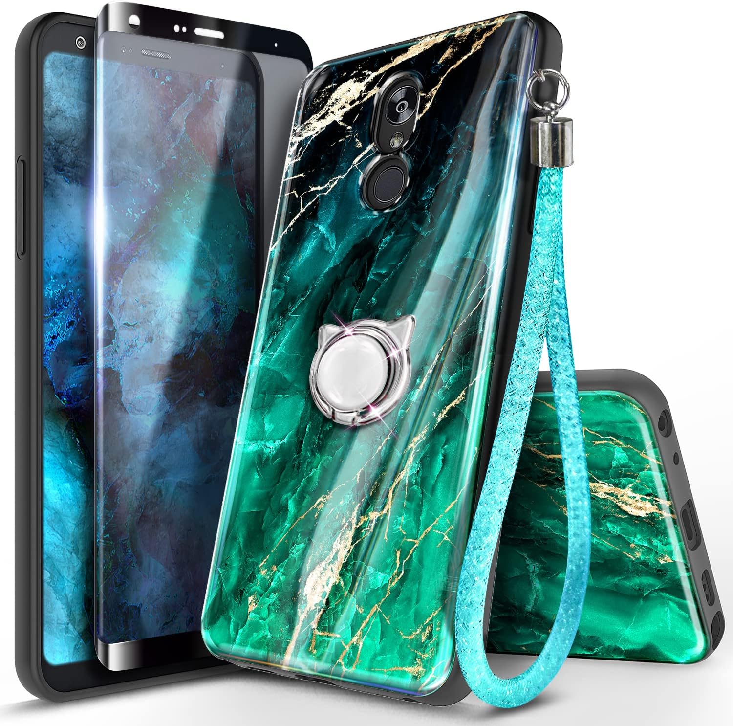 Amazon.com: TJS Phone Case Compatible with LG Stylo 5/Stylo 5 Plus ...