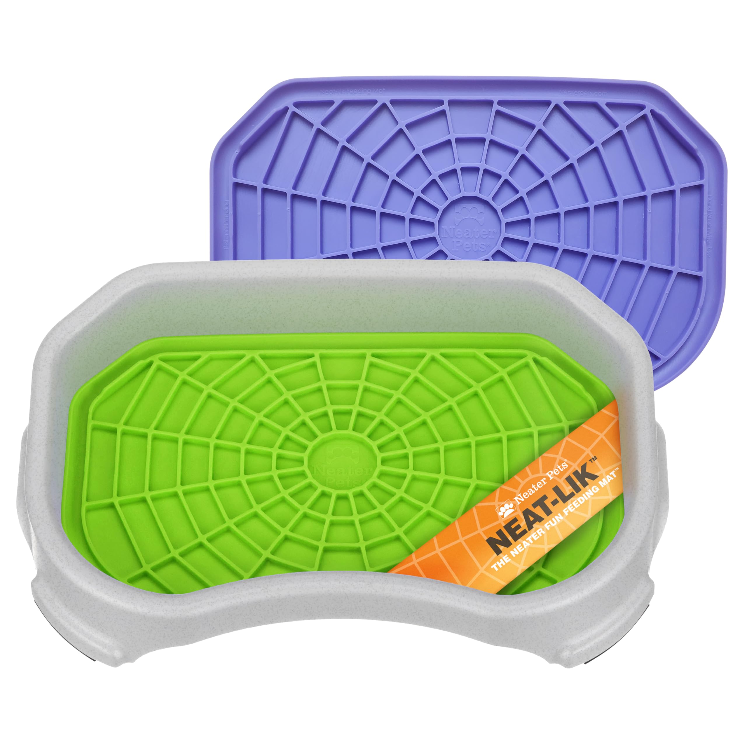 Amazon.com: Neater Pets - Neat-LIK with Protective Tray - Slow Feed Pad ...