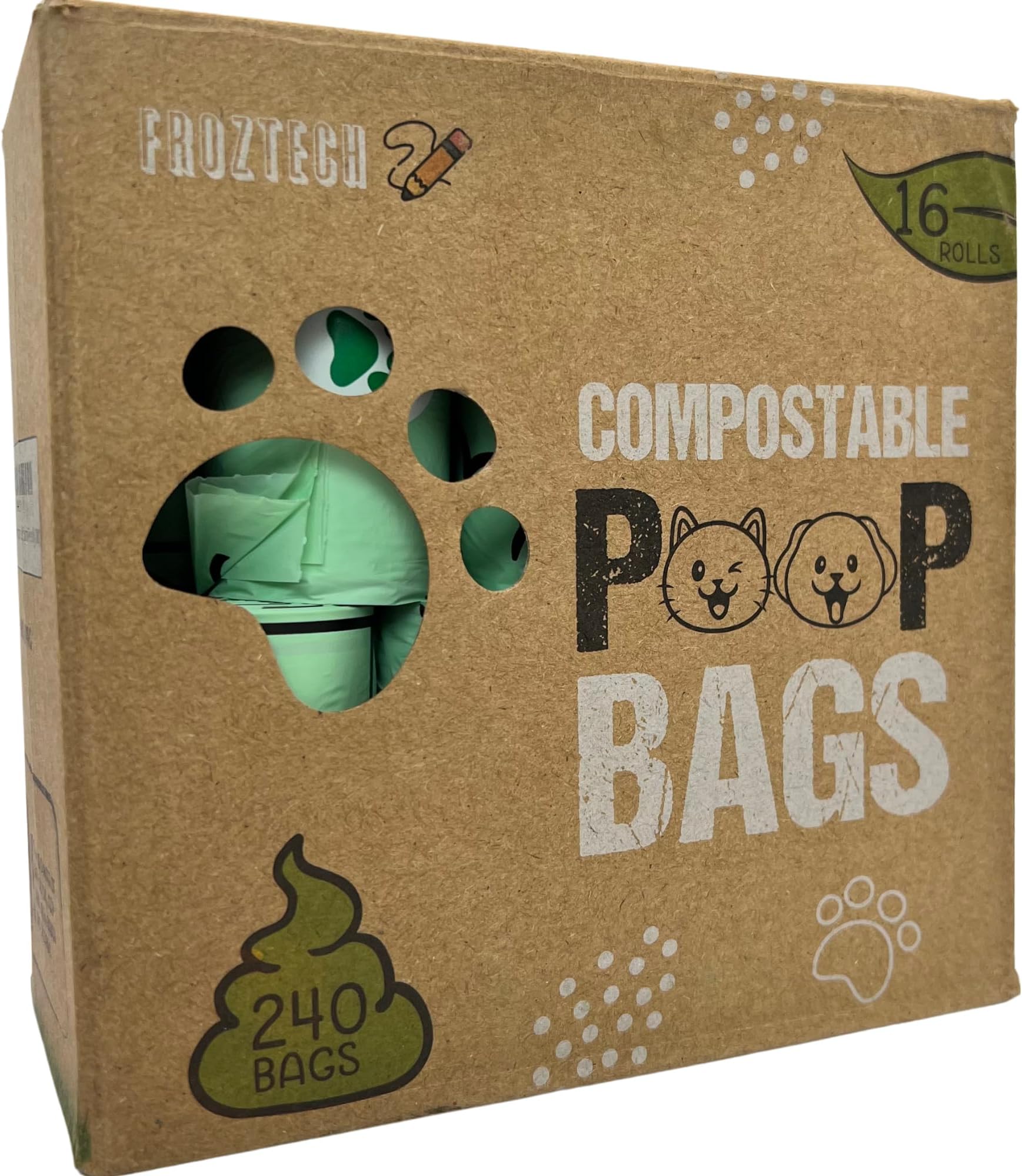 Amazon.com: Ecopana Dog Poop Bags (150 Count), 100% Certified Home ...
