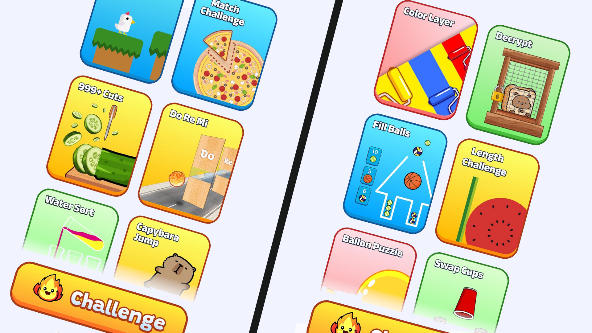 Tik Tap Challenge Brain Puzzle Master: Chicken Scream Tapping Champion ...