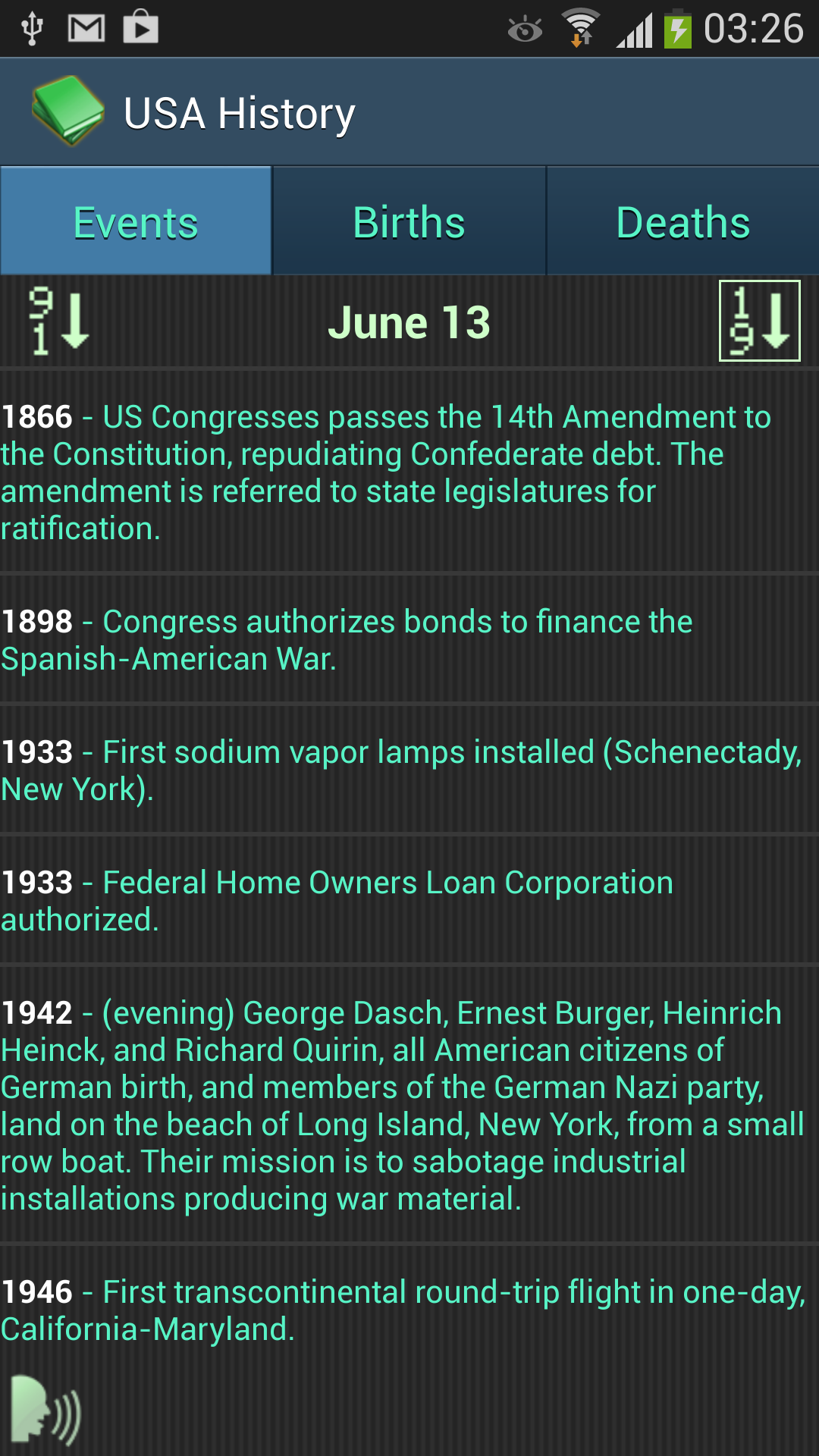 This Day In History - App on Amazon Appstore