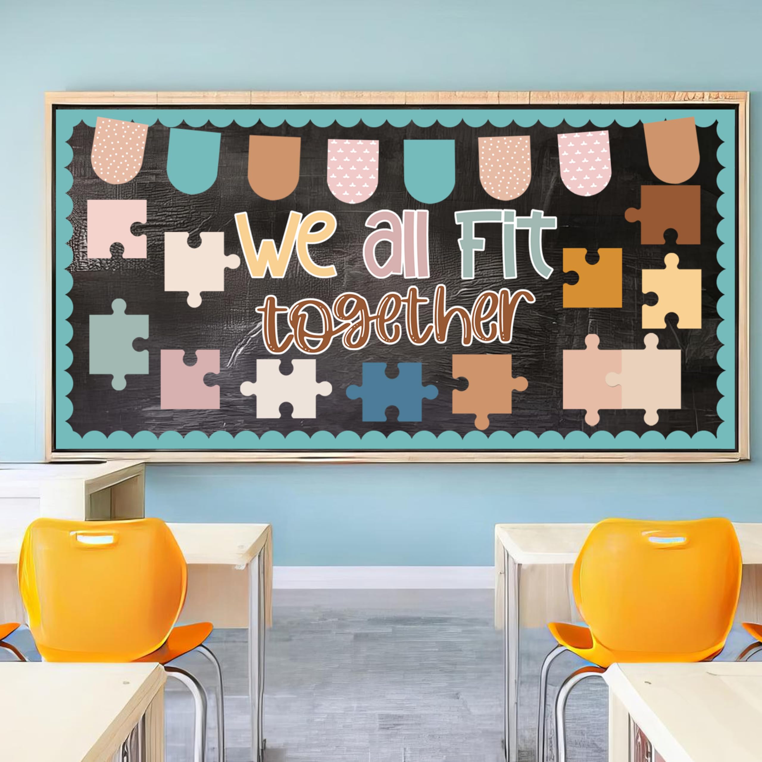 Snapklik.com : Bulletin Board Decorations, Puzzle Pieces For Bulletin ...