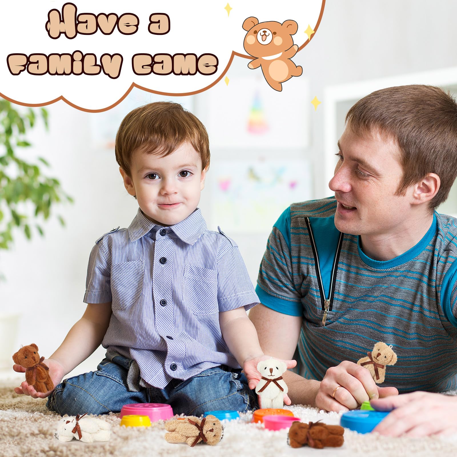 Snapklik.com : Jenaai 24 Pack Mini Bears
