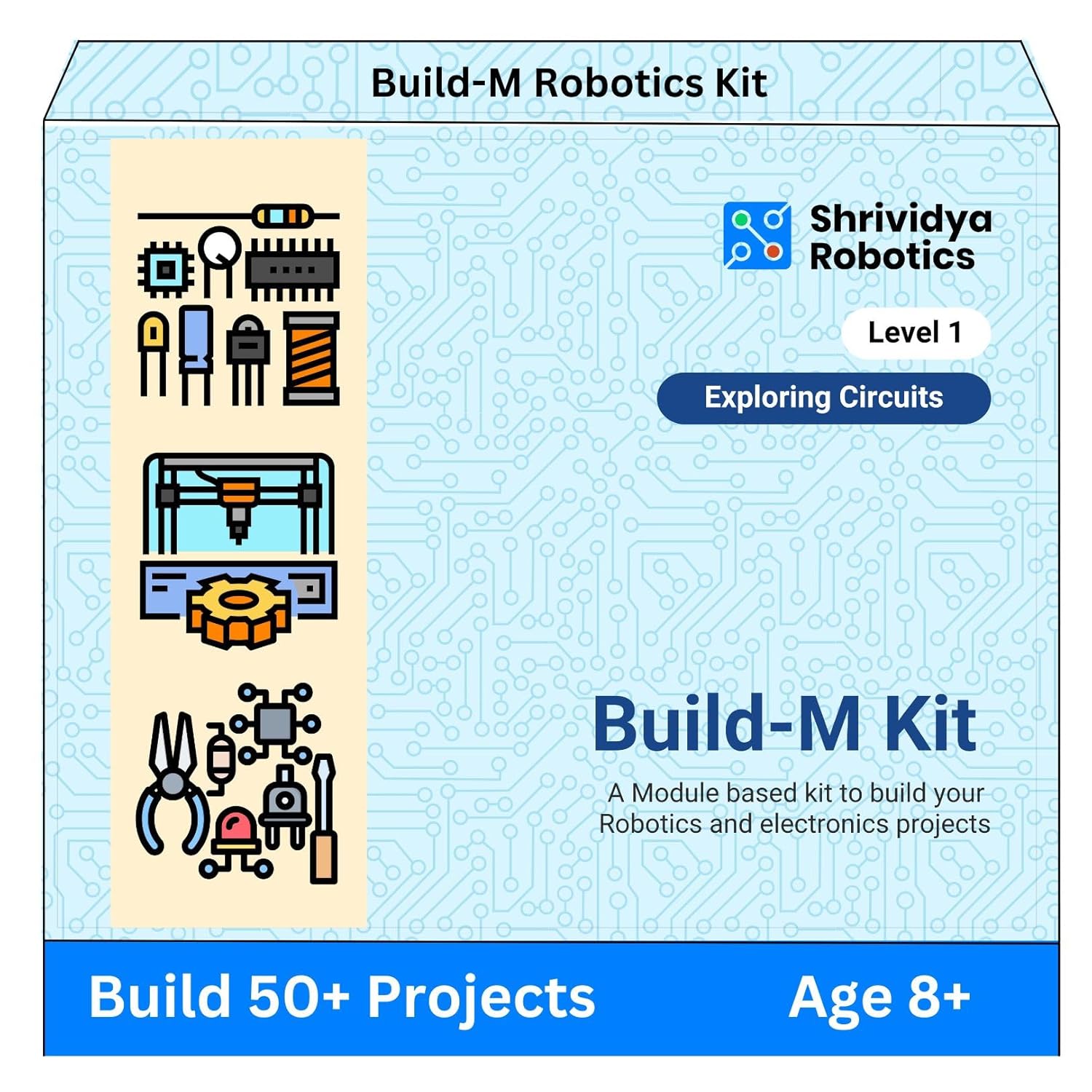 Buy Shrividya Robotics Build-M Robotics Kit for School Students | 1st ...