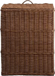 Amazon.com: Joseph Rectangular Woven Laundry Hamper with Lid - Durable ...