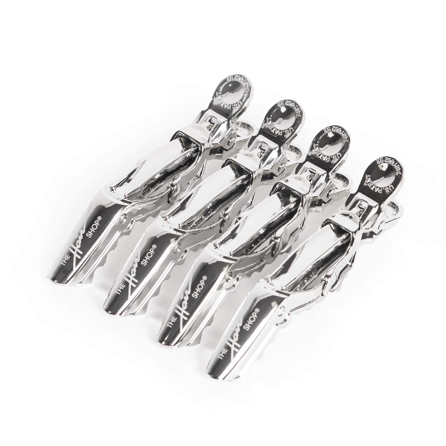 Amazon.com : The Hair Shop Metallic Shark Clip | Enhanced Croc ...