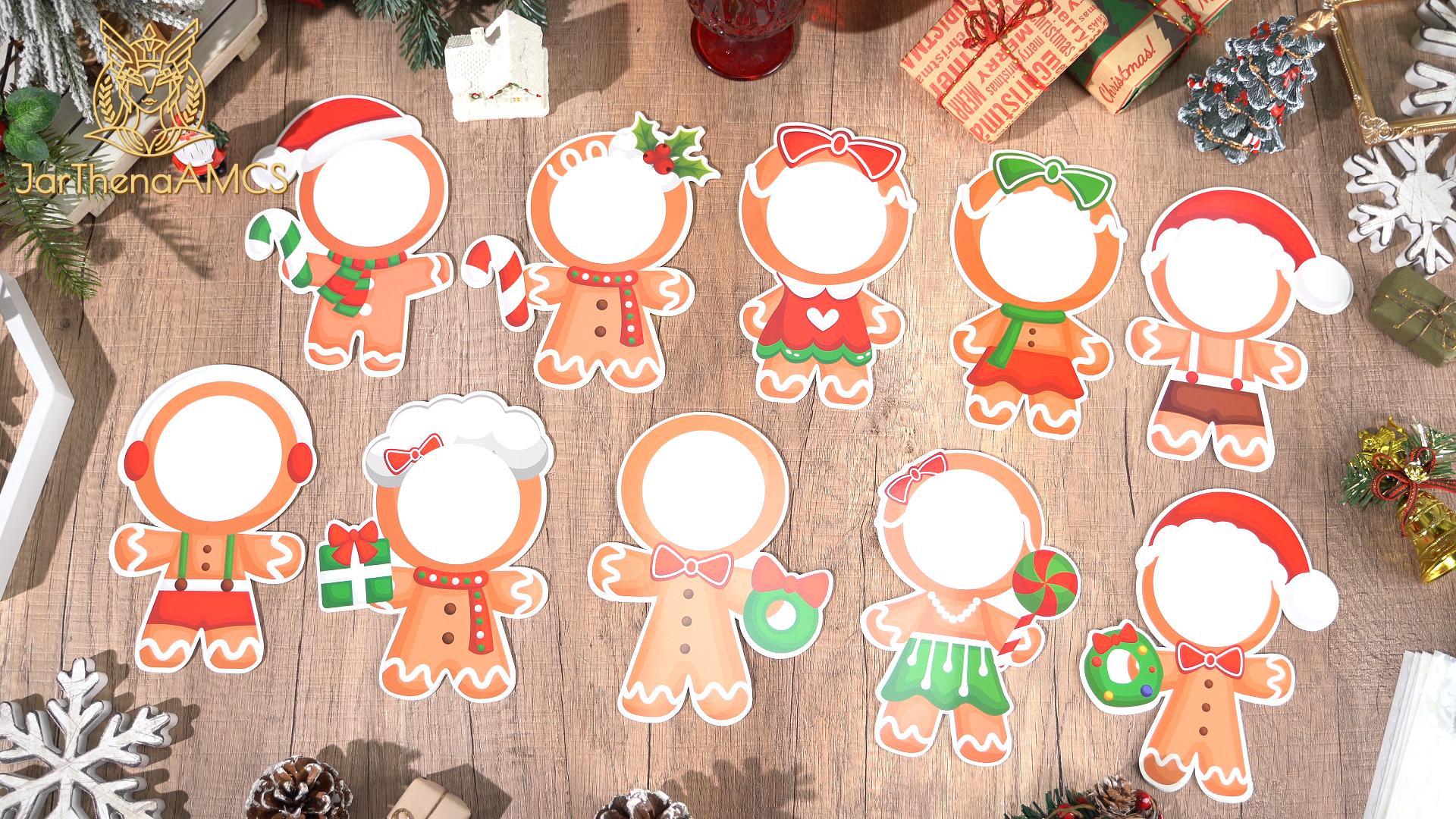 Paper Gingerbread Man Decorating Ideas