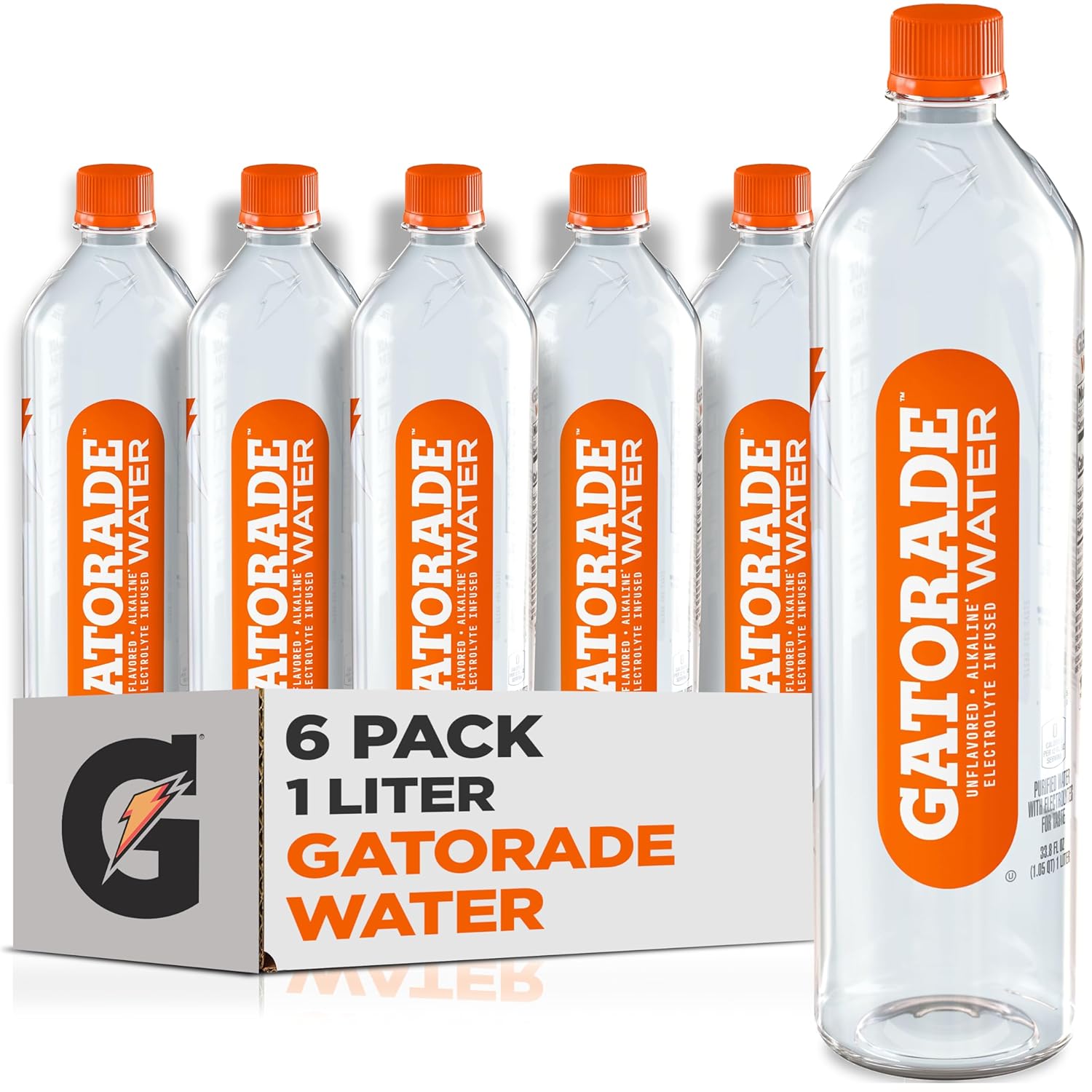 Amazon.com: Gatorade Water, 1L (Pack of 6) : Grocery & Gourmet Food