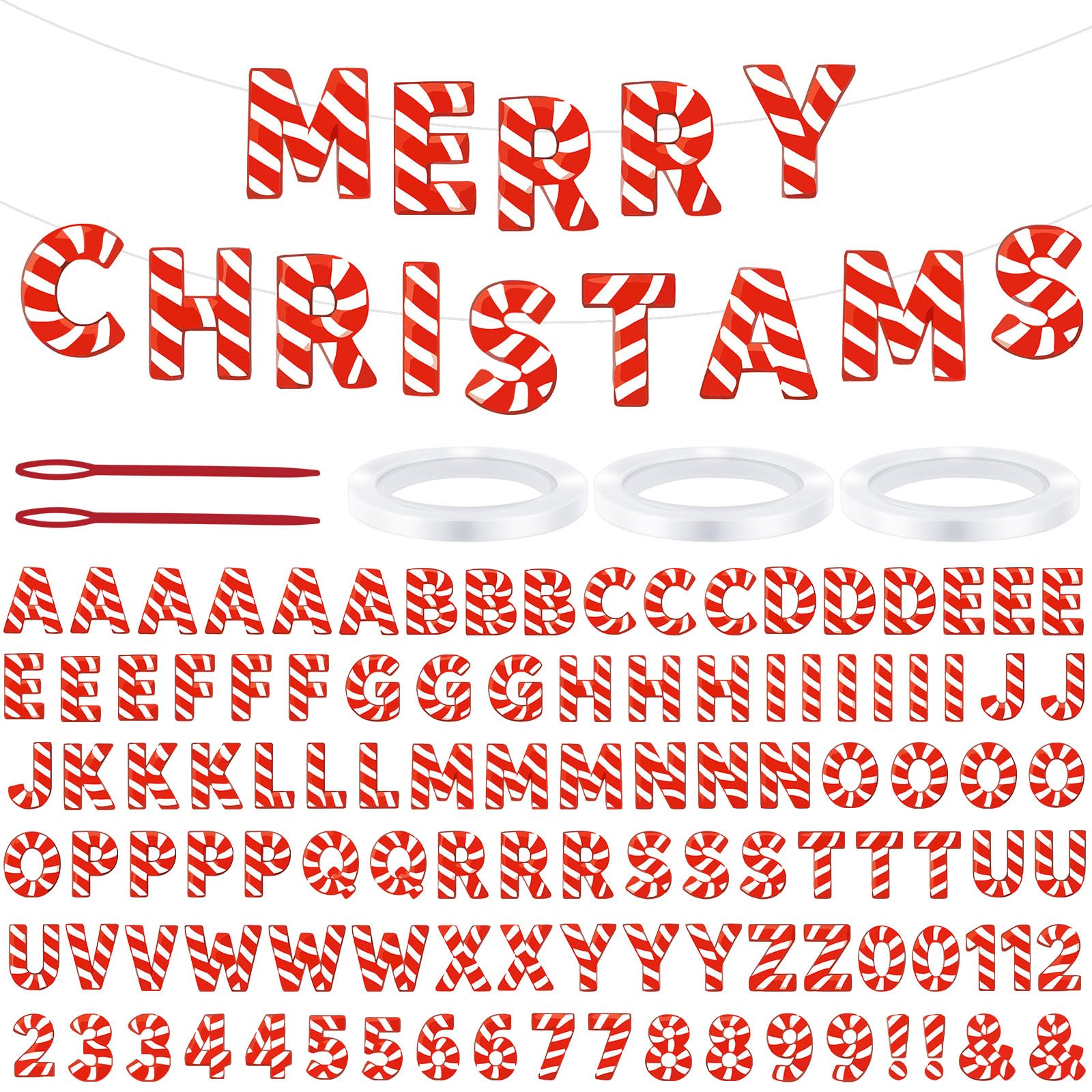 Snapklik.com : 116 Pcs DIY Letter Custom Banner Customizable Banner Kit ...