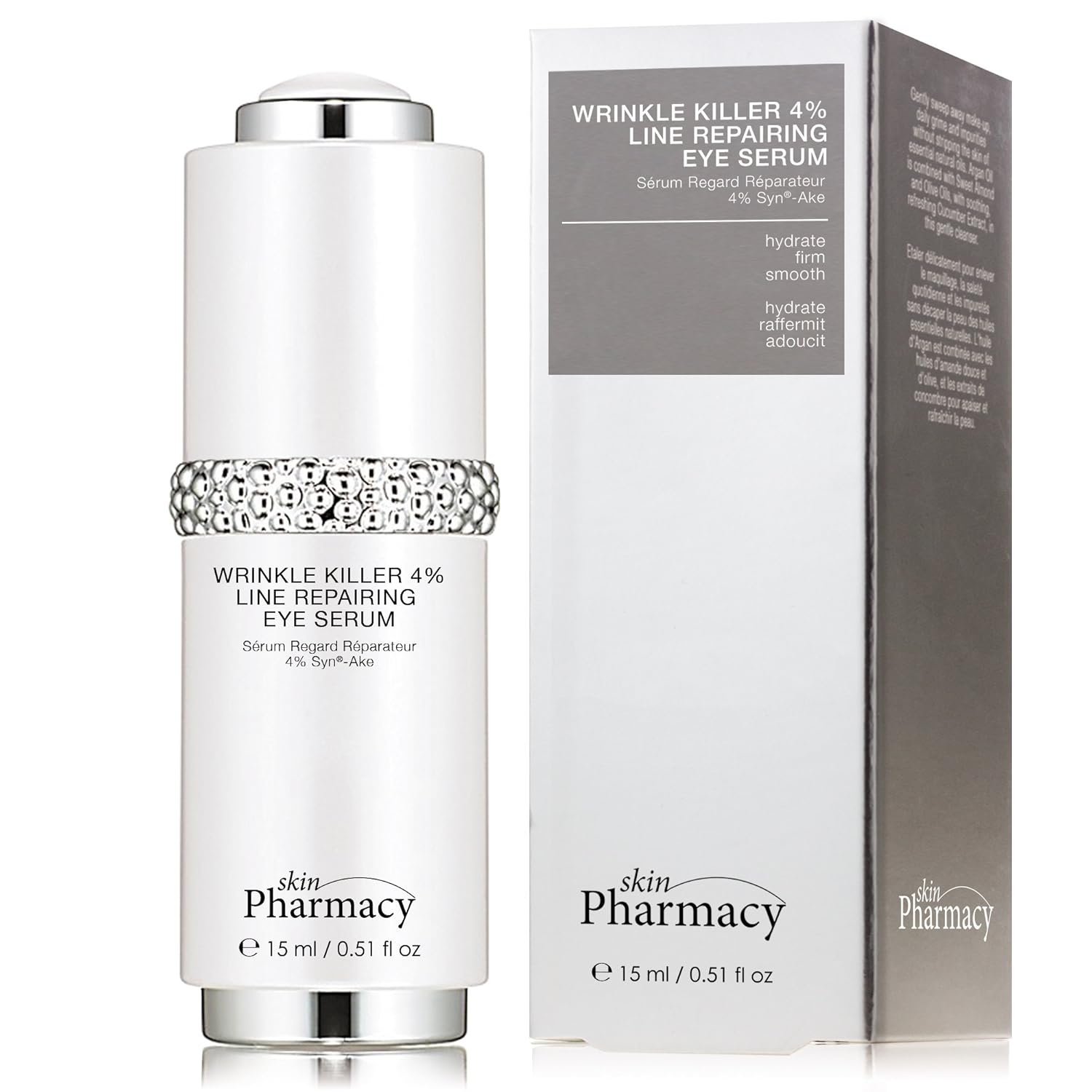Amazon.com: Skin Pharmacy Wrinkle Killer 4% Line Repairing Serum ...