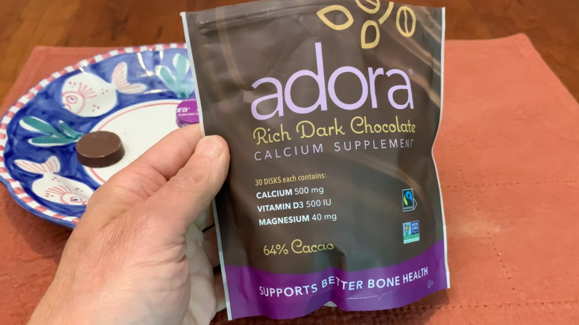 Watch Taste REVIEW Adora Calcium Supplement, Dark Chocolate on Amazon Live