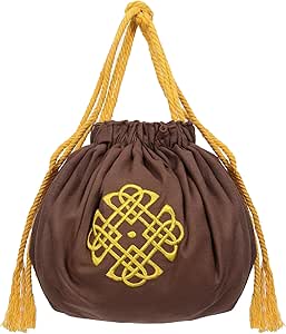 Amazon.com: PROCOS Medieval Drawstring Coin Pouch Waist Pag Cosplay ...