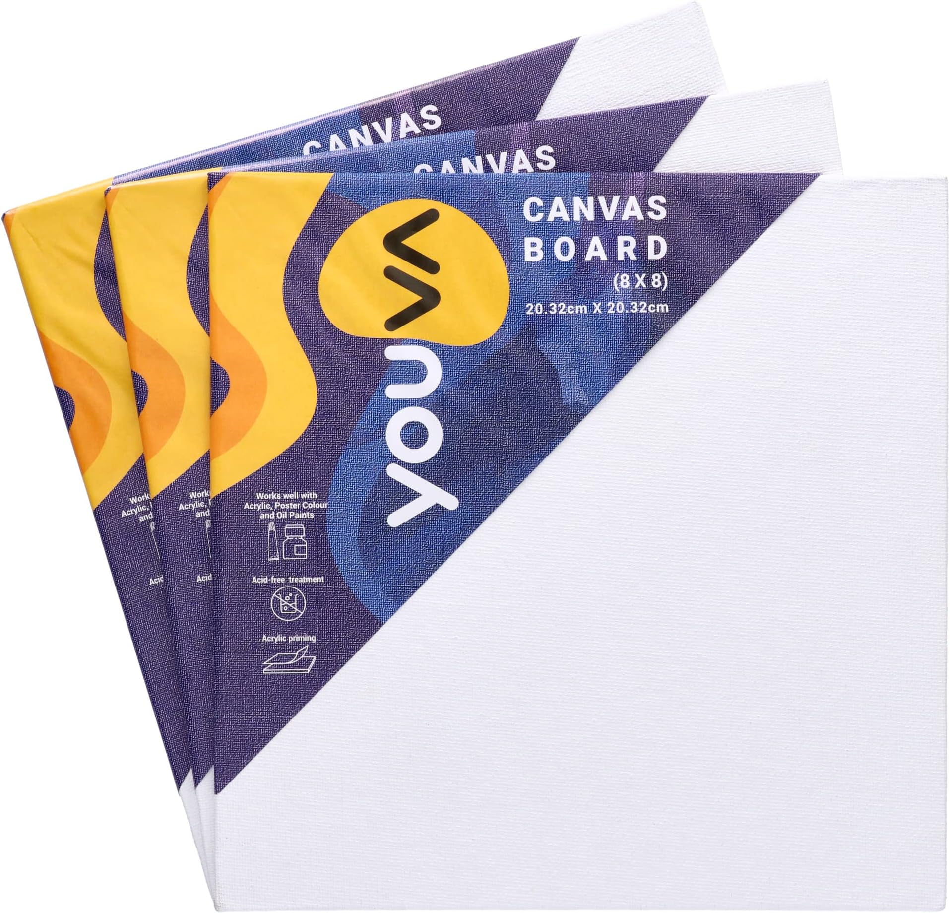 Navneet Youva | Primed Canvas Board for Acrylic and Oil Colour Painting ...