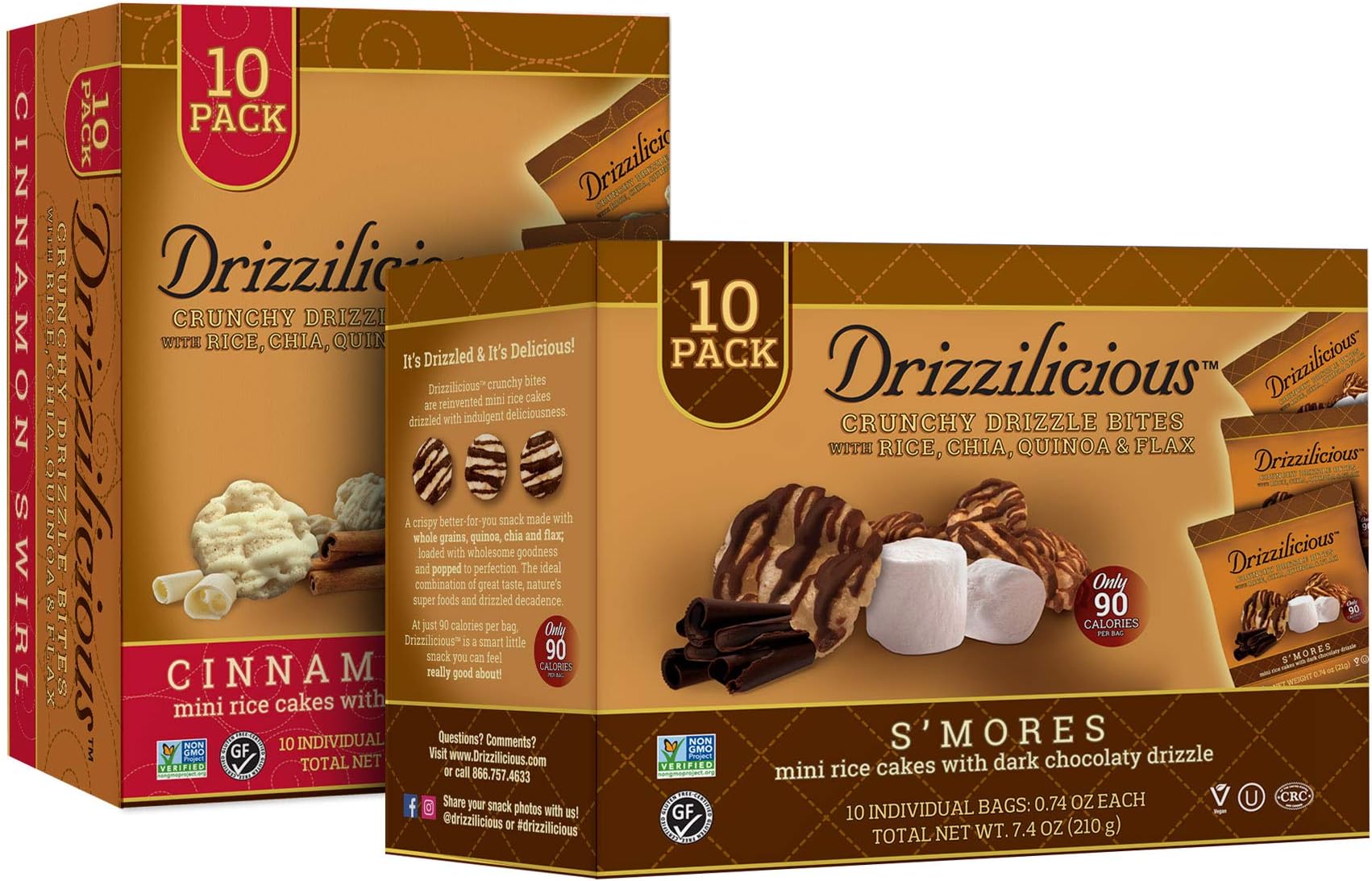 Amazon.com: Drizzilicious S'mores 4oz Single Pack : Grocery & Gourmet Food