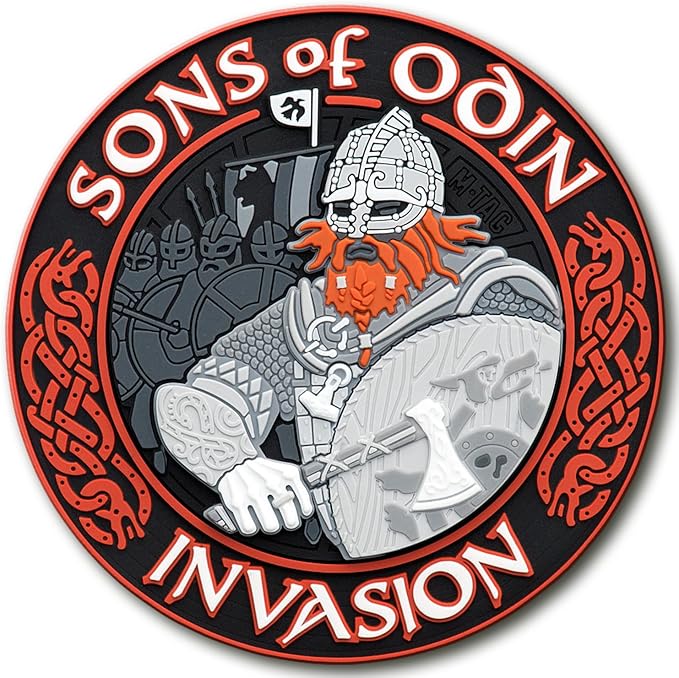 Amazon.com: M-Tac Morale Patches Nordic Invasion - PVC 3D Military ...