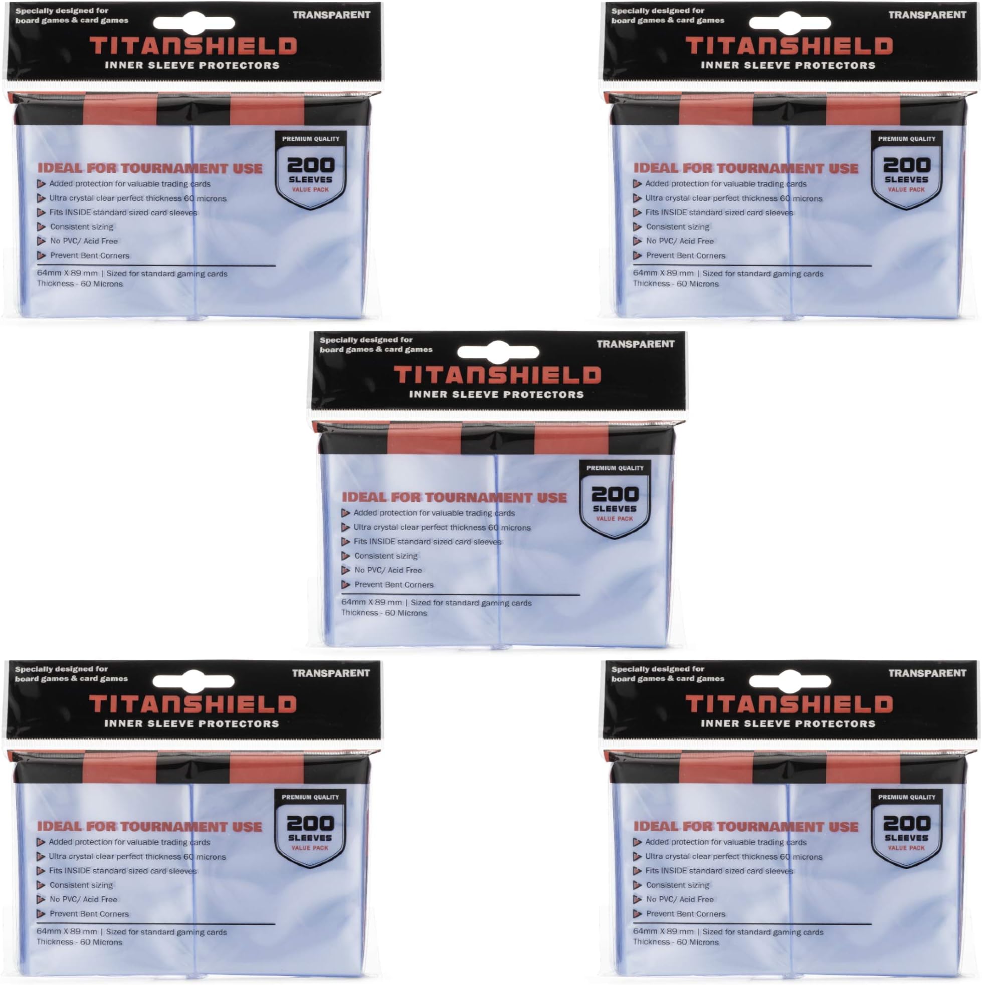 Amazon.com: Vault X Exact Fit Trading Card Sleeves, Soft, High Clarity ...