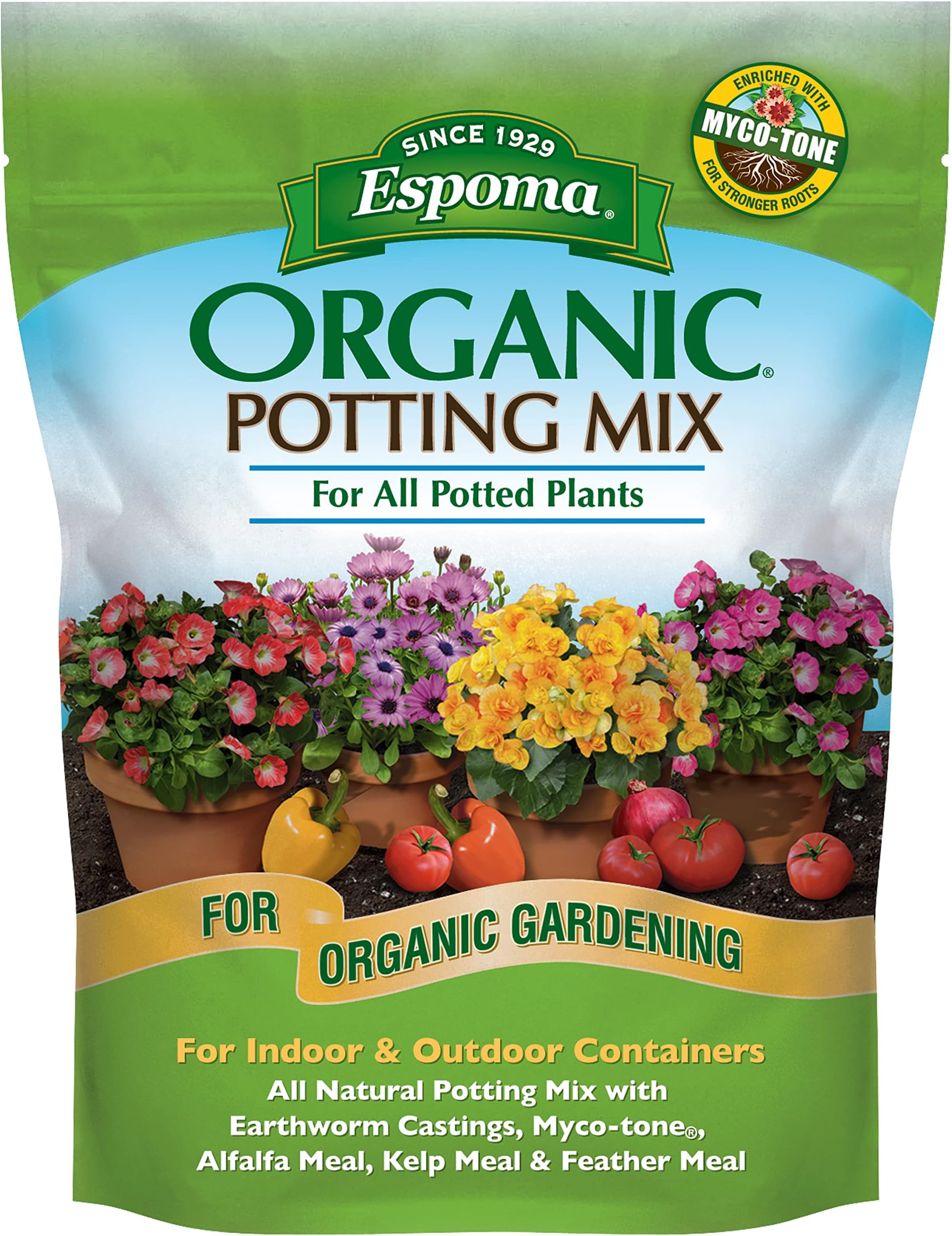 Amazon.com : Burpee Organic Premium Potting Mix, dirt : Patio, Lawn ...