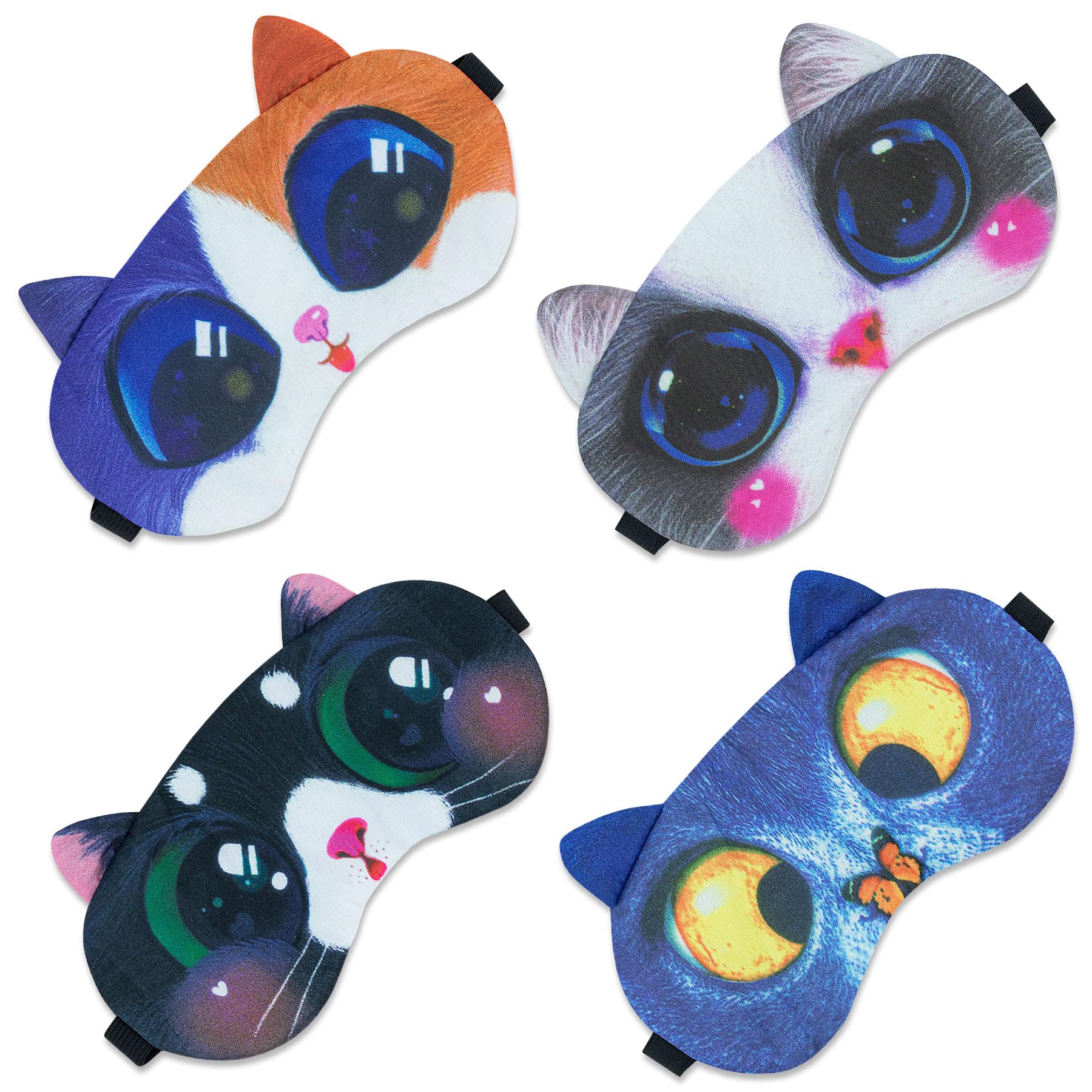 Cute Sleep Mask, Animal Eye Sleeping Mask for Men Women Kids Blindfold ...